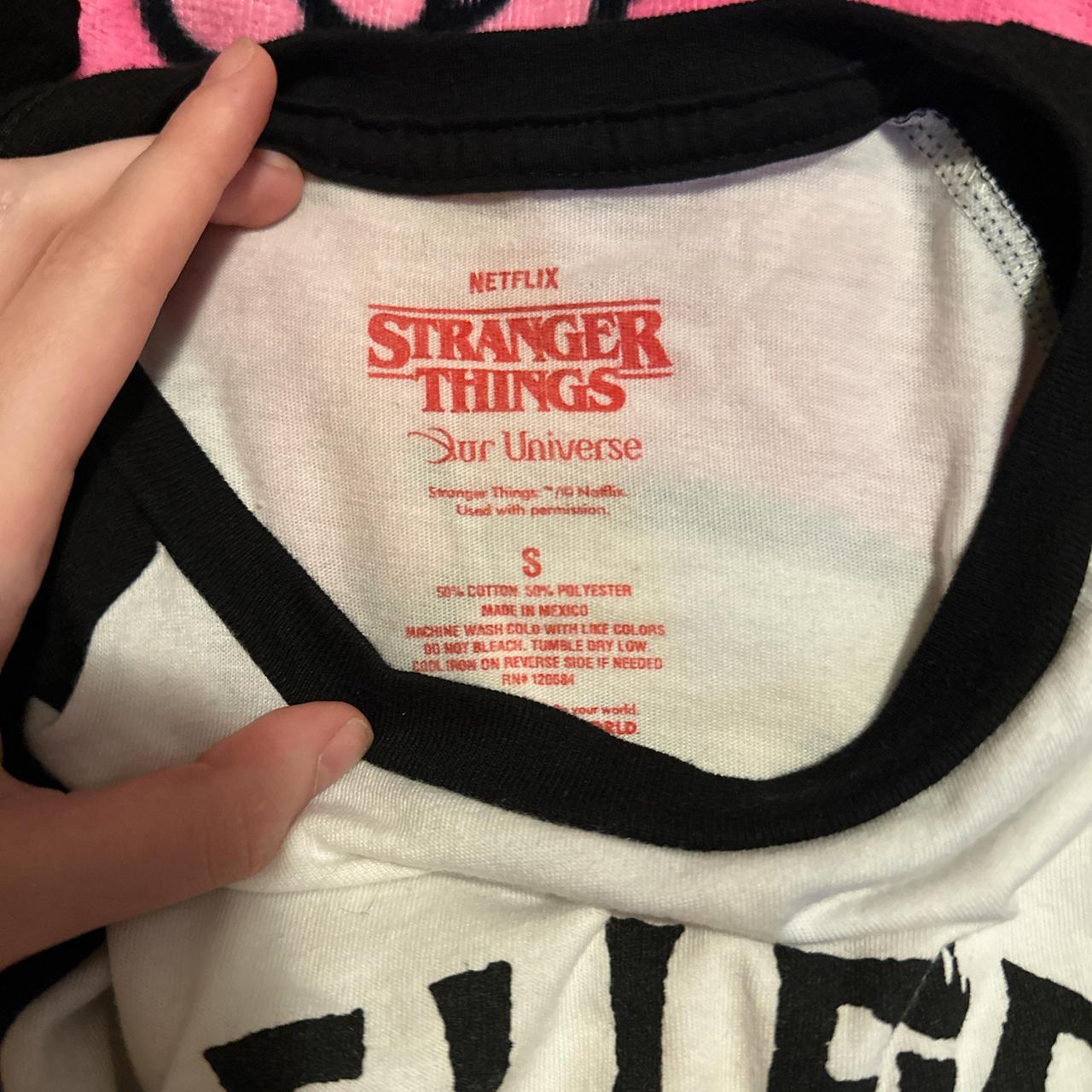 Hellfire club baseball tee - white and black From... - Depop