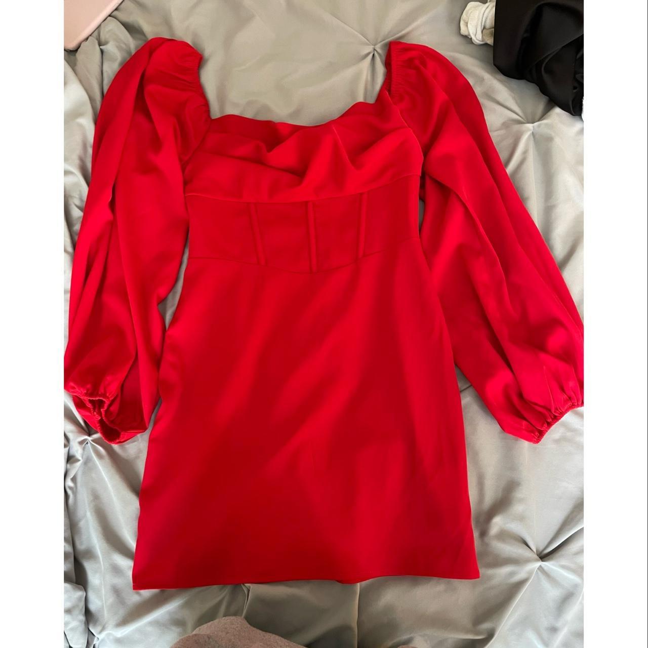 Red Long Sleeve Princess Polly Dress ️🔥 Super Cute Depop
