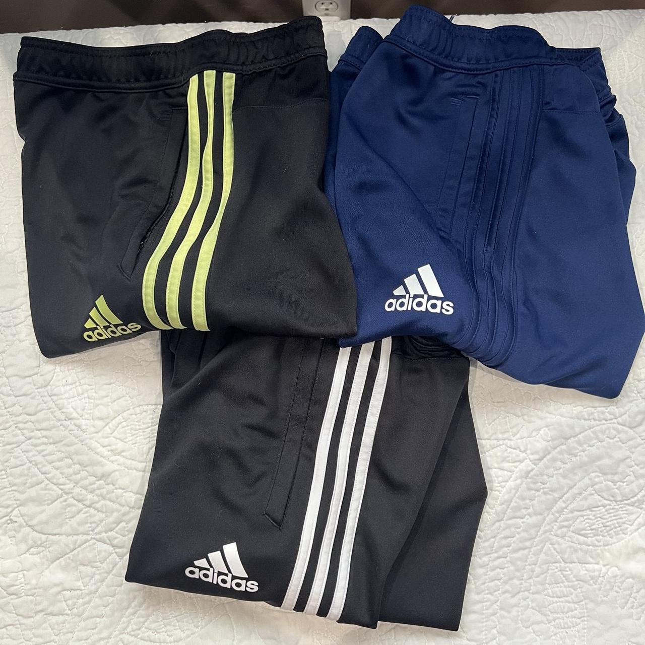 Adidas track pants bundle!! KIDS track pants size... - Depop