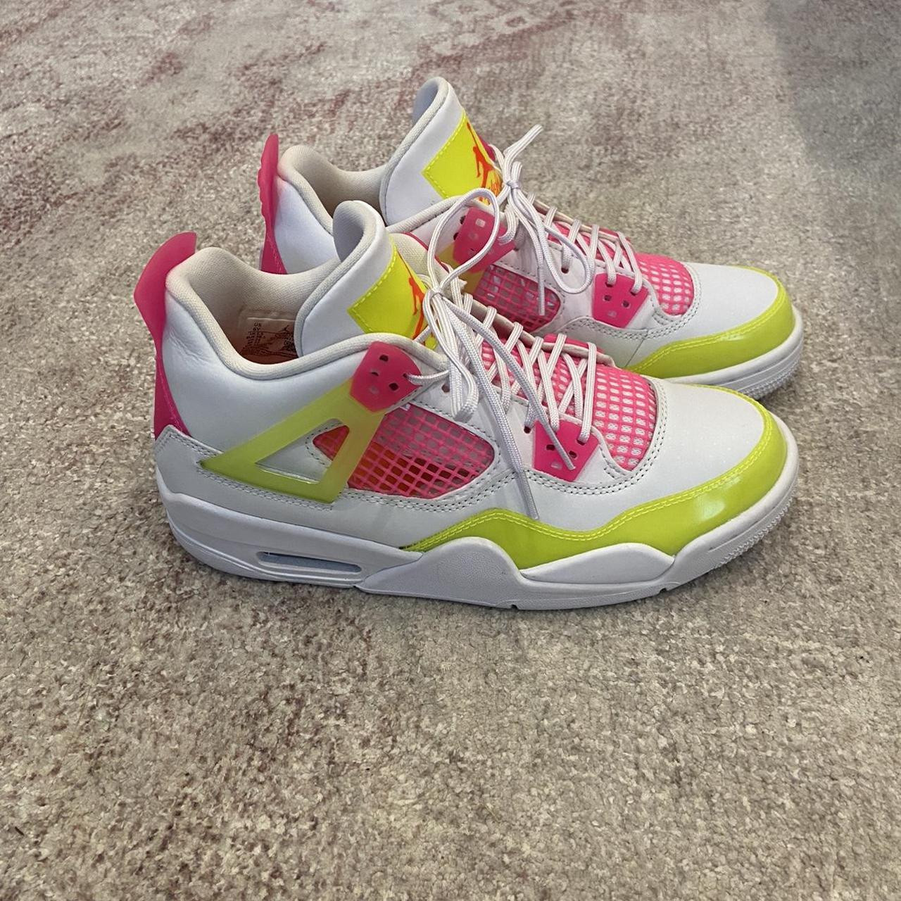 jordan 4 lemon venom. brand new and never worn... - Depop