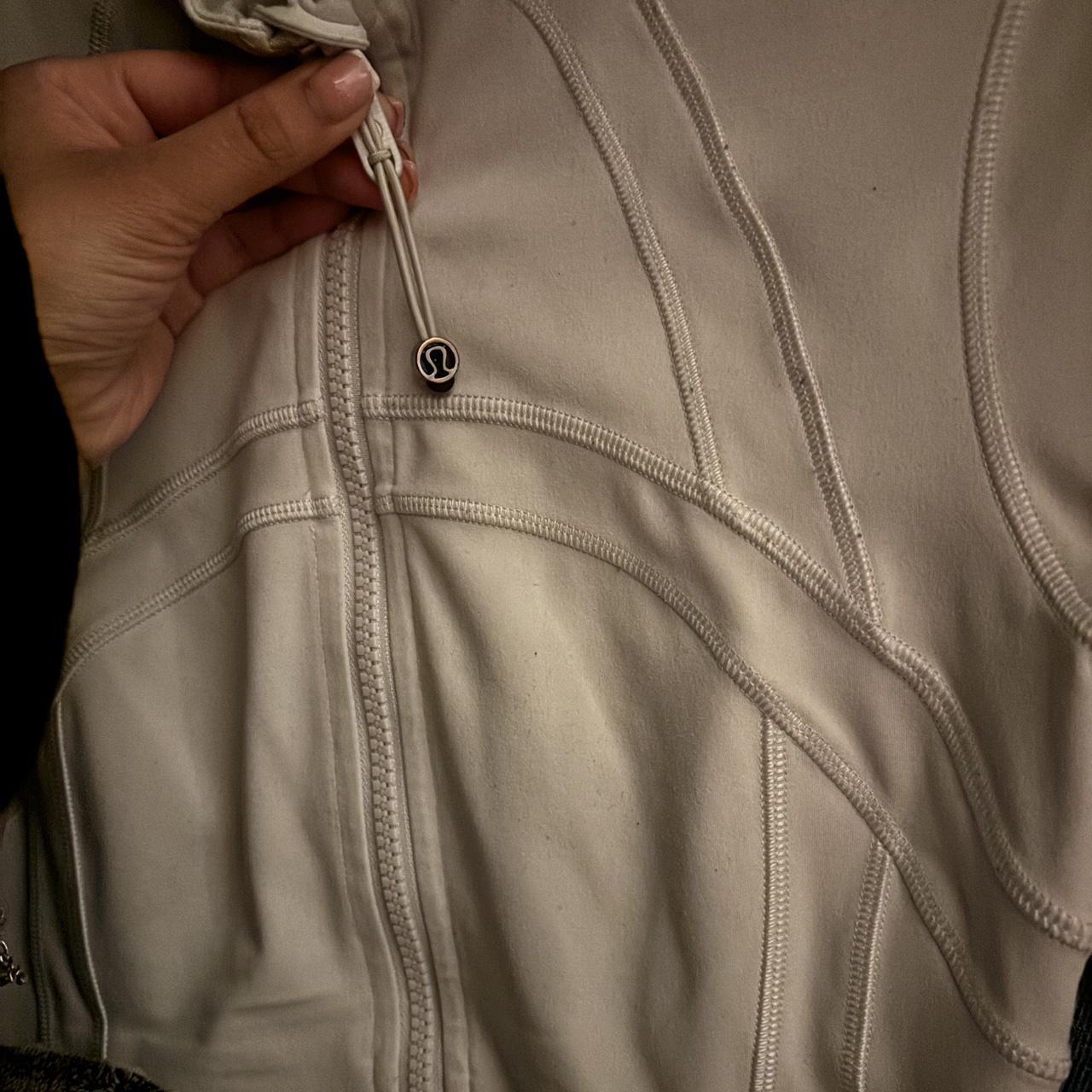 Lululemon bone jacket #activewear Size 2 Crop top | Depop