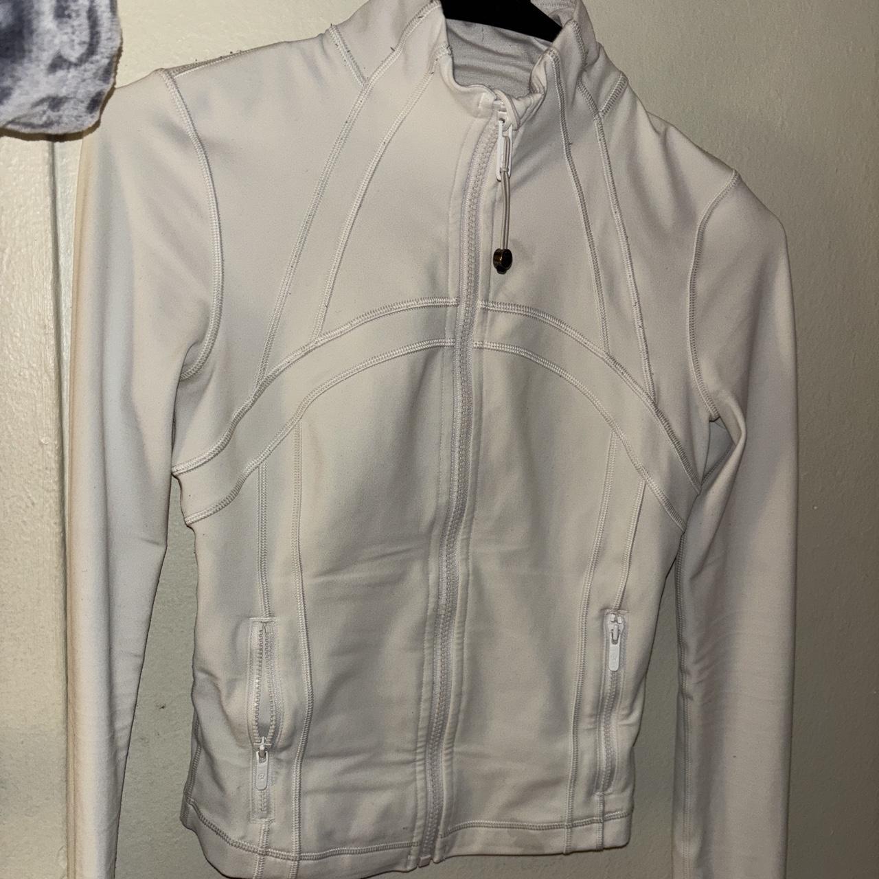 Lululemon bone jacket #activewear Size 2 Crop top | Depop