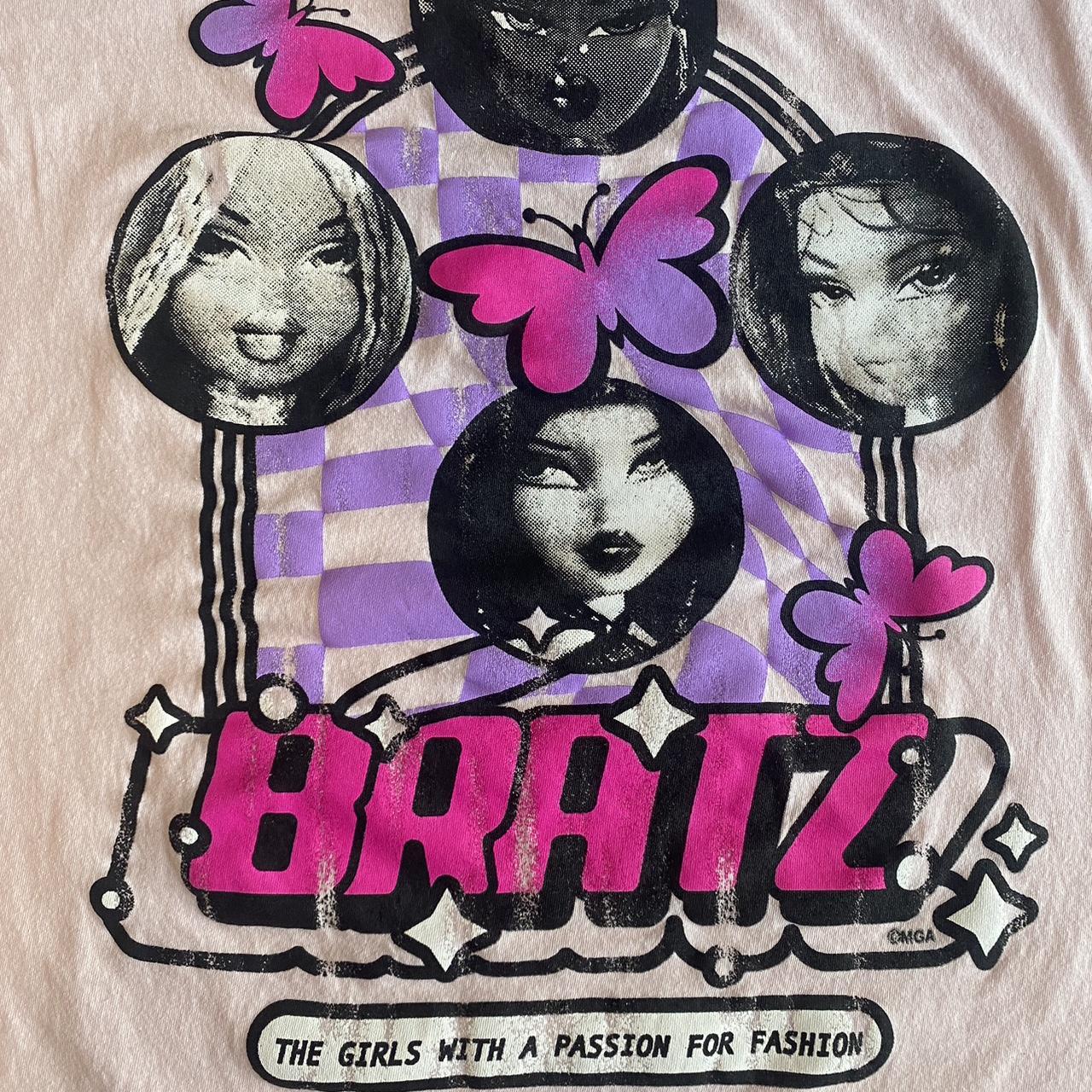 BRATZ Iconic Pink Graphic Tee Brand: BRATZ Size:... - Depop
