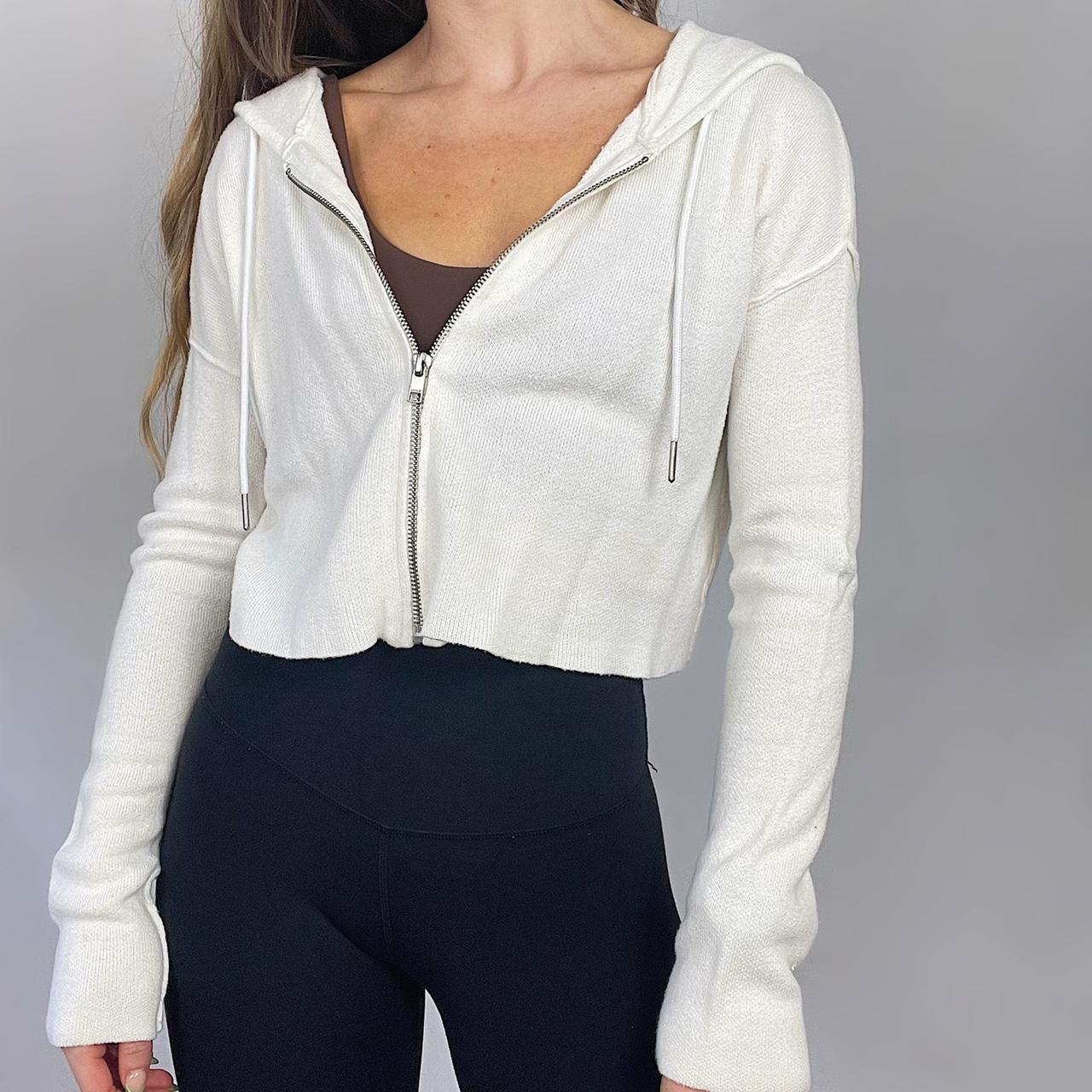 cropped garage zip jacket 🍒 the perfect lightweight... - Depop