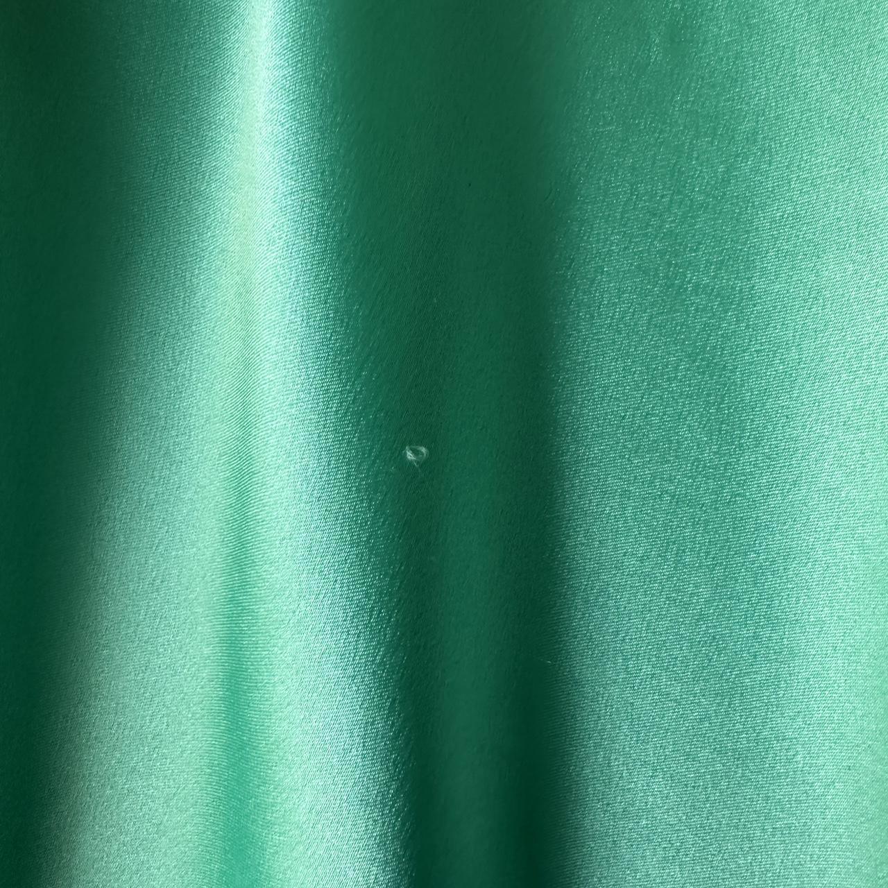 victoria secret slip dress gorgeous aqua green color... - Depop