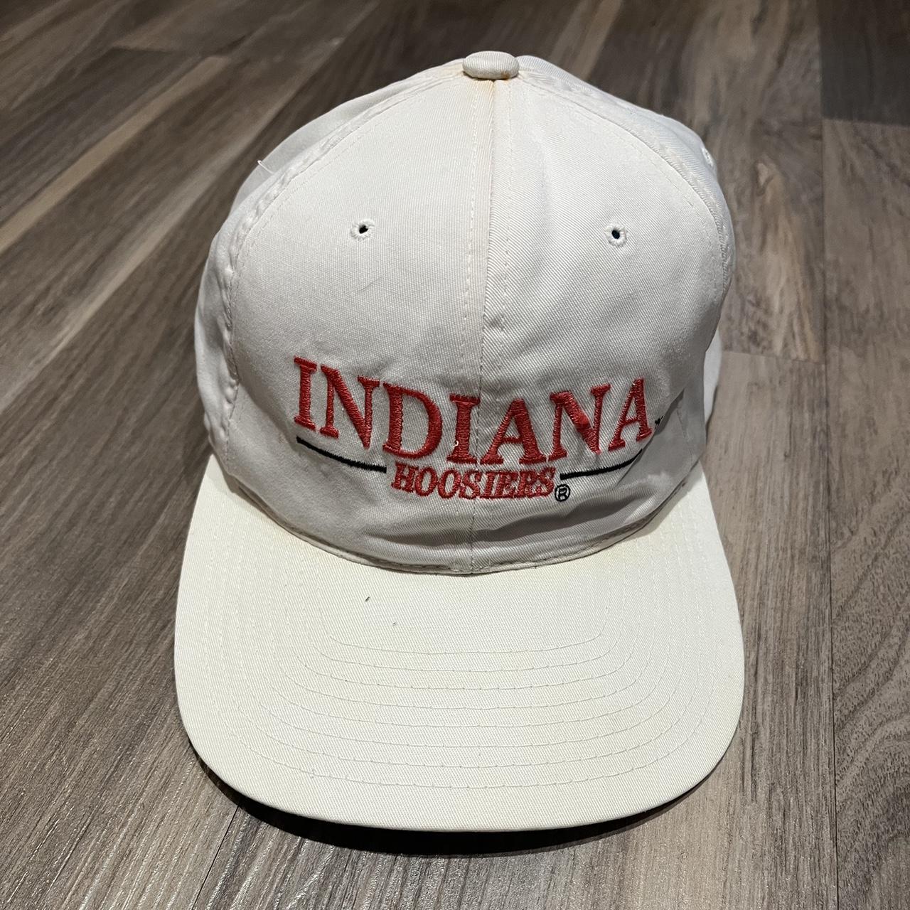 VINTAGE INDIANA HAT SNAPBACK SMALL STAINS AND... - Depop