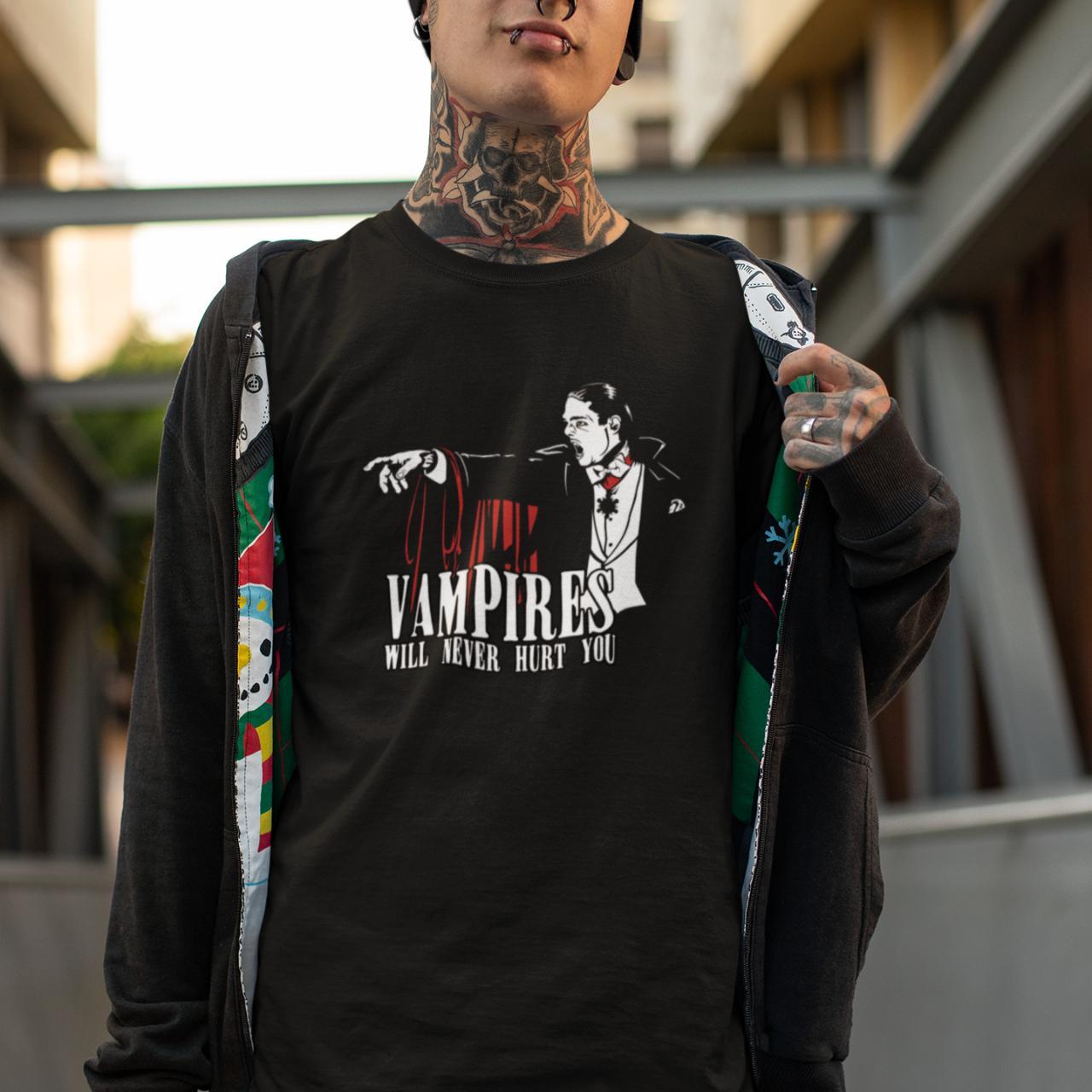 Vampires, MCR, inspired Emo Shirt Professionally... - Depop