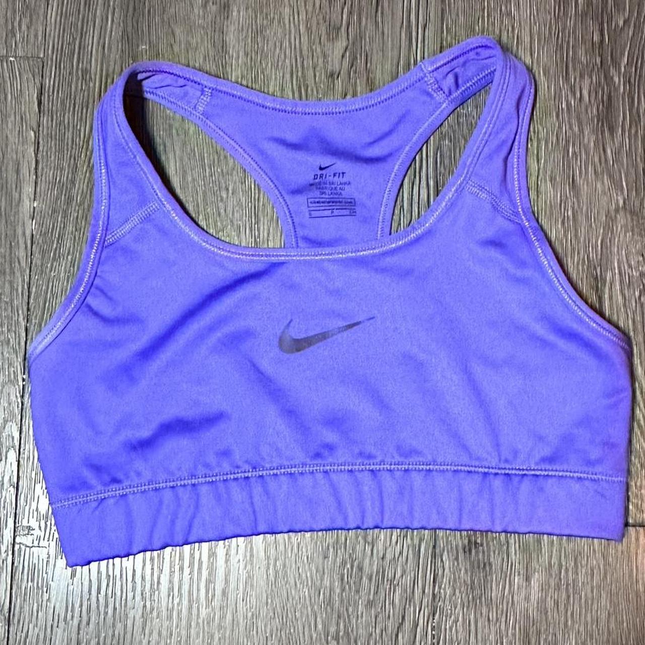 Purple Nike Sports Bra In Good Condition Way Too Depop