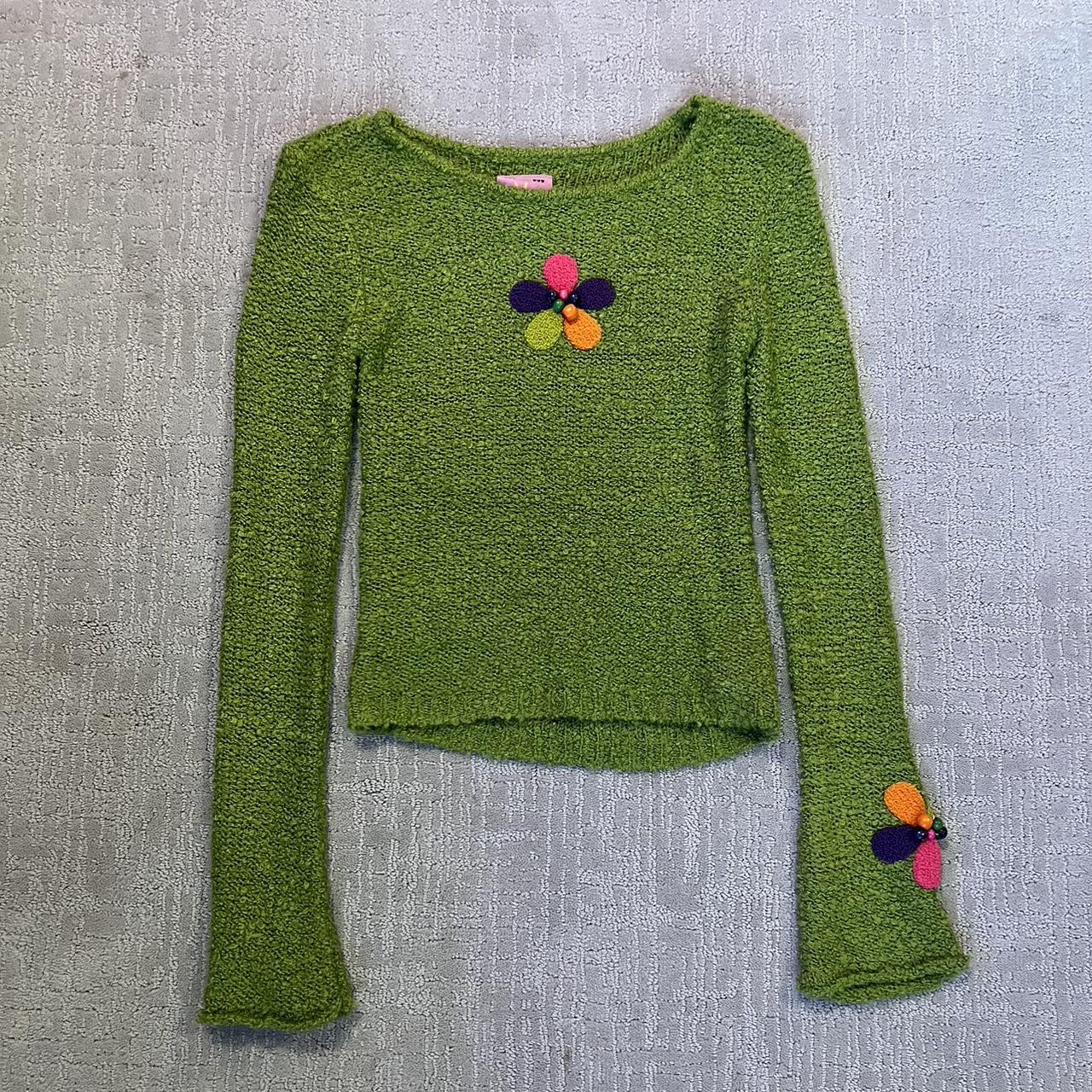 Unif somer sweater in green Super cute hardly worn... - Depop