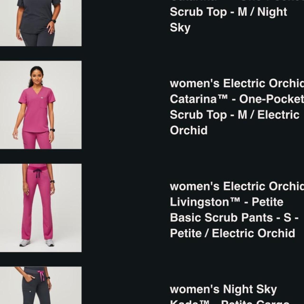 Women’s Figs set in electric orchid Catarina one... - Depop