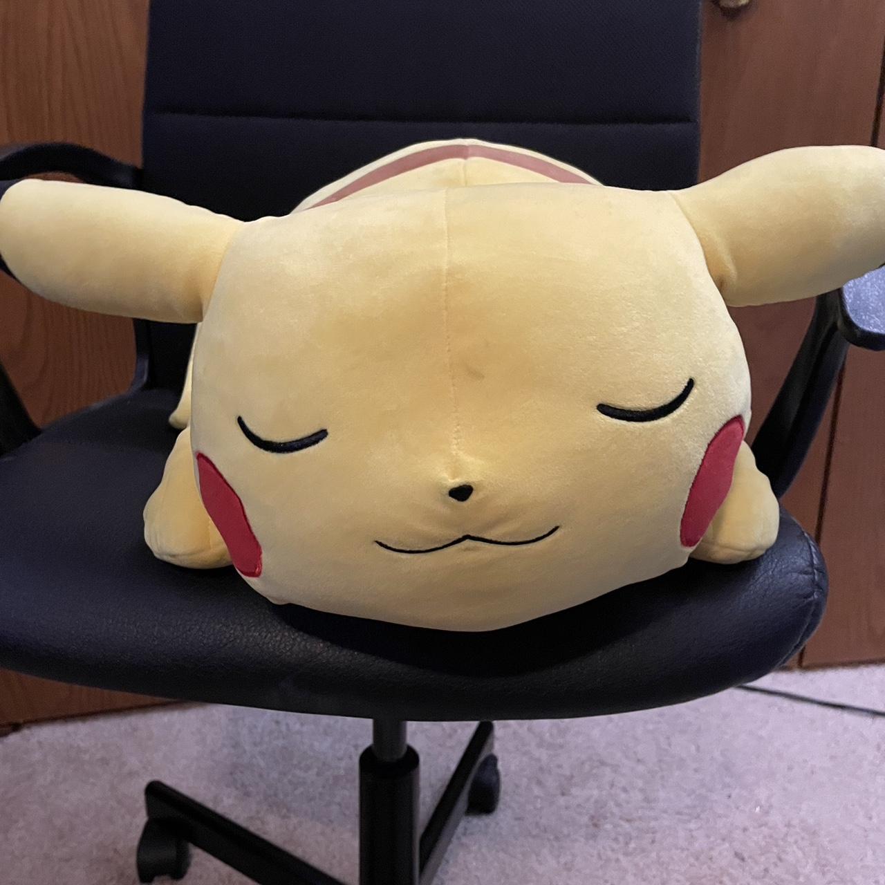 Pikachu sleeping plush Has a mark on forehead... - Depop