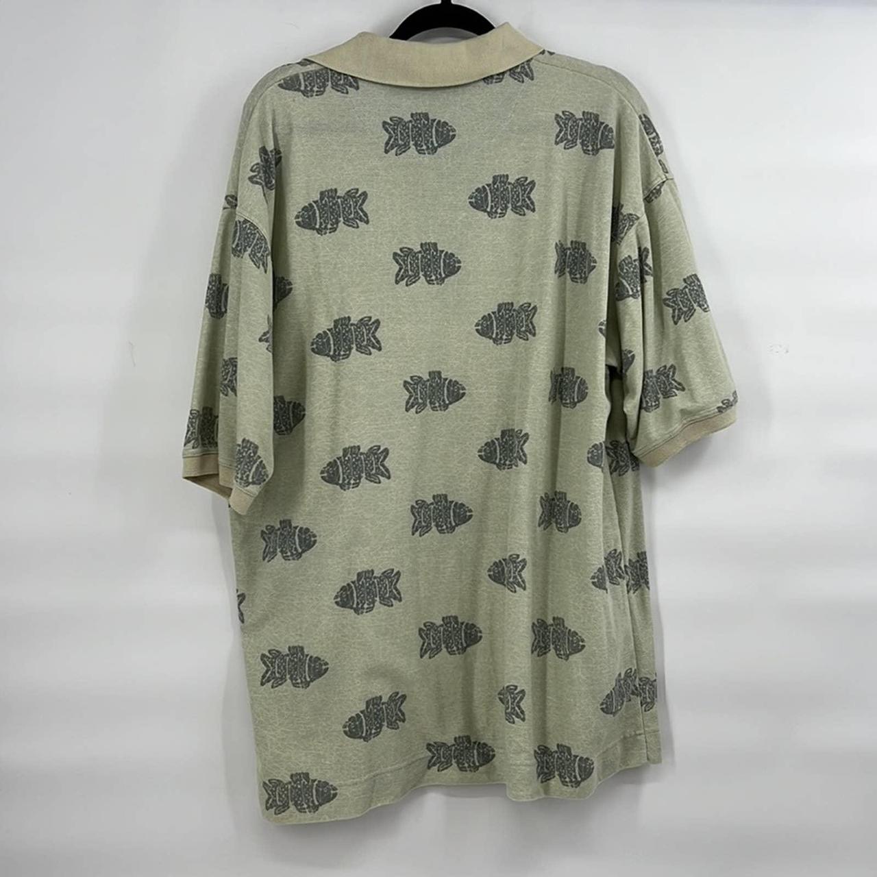 Vintage bugle boy fish mens polo shirt size XL Good... - Depop