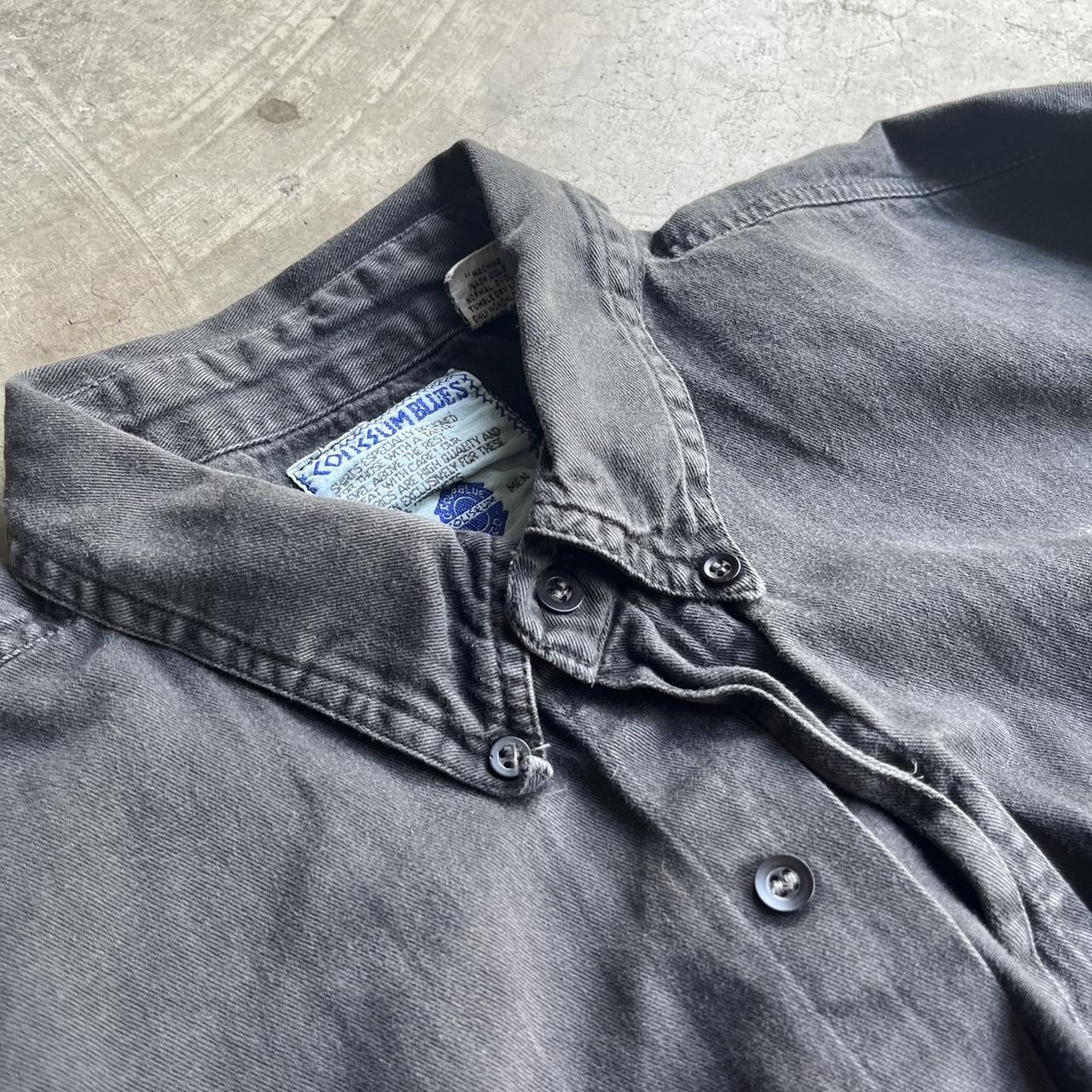 Vintage faded button up #vintage #faded #shirts - Depop