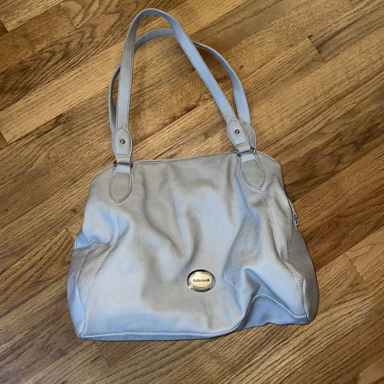 Reflections vintage faux leather hand held purse!!... - Depop