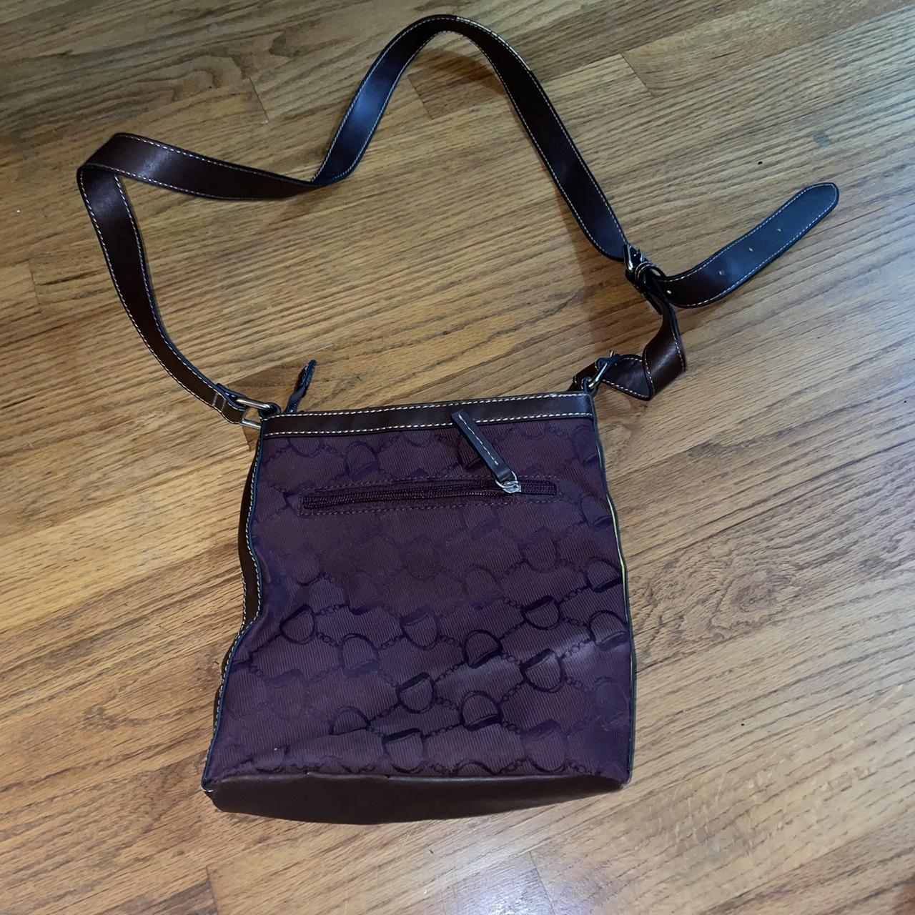 Vintage dark purple chaps shoulder purse! The... - Depop