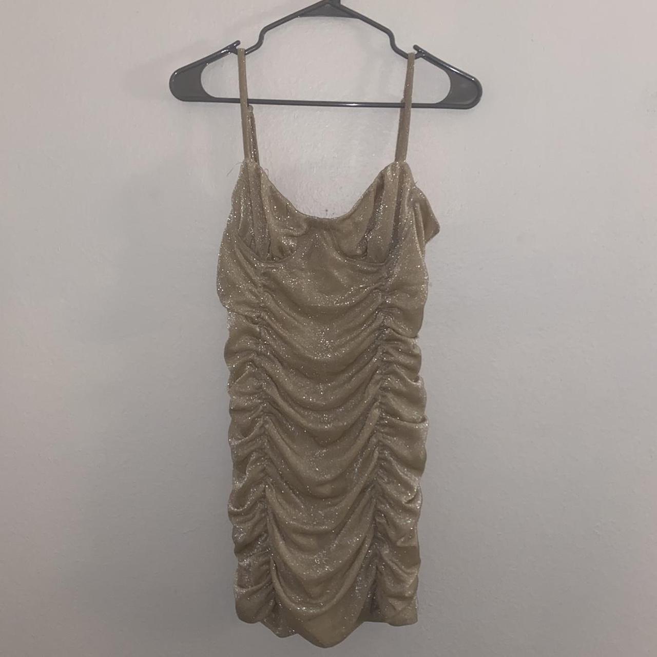 🍾champagne rabara princess polly mini dress🍾 🍾size... | Depop