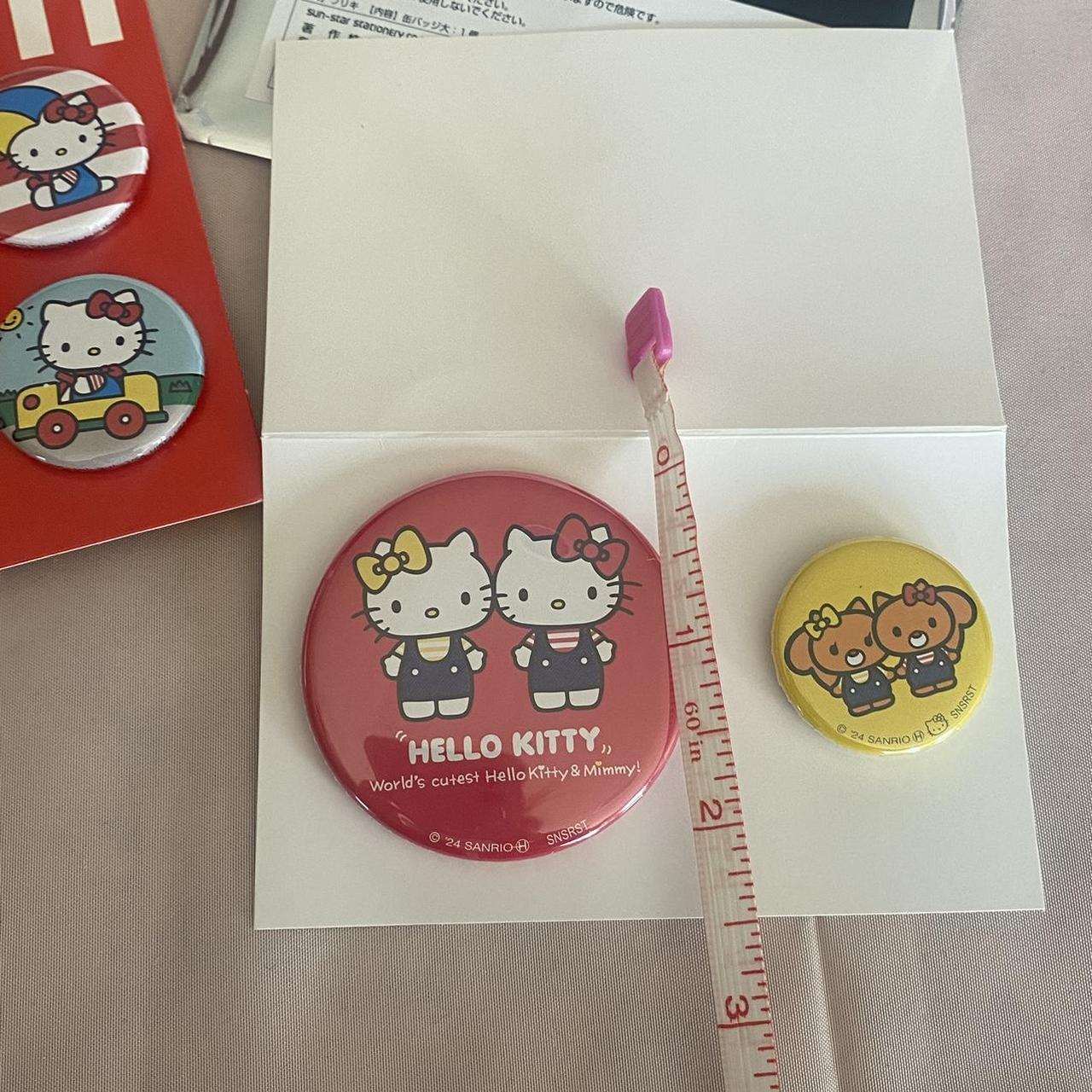 Sanrio Hello Kitty Button Pin Bundle So cute,... - Depop
