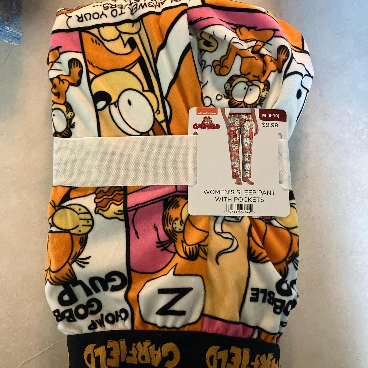 never worn medium women’s garfield pj sleepwear... - Depop