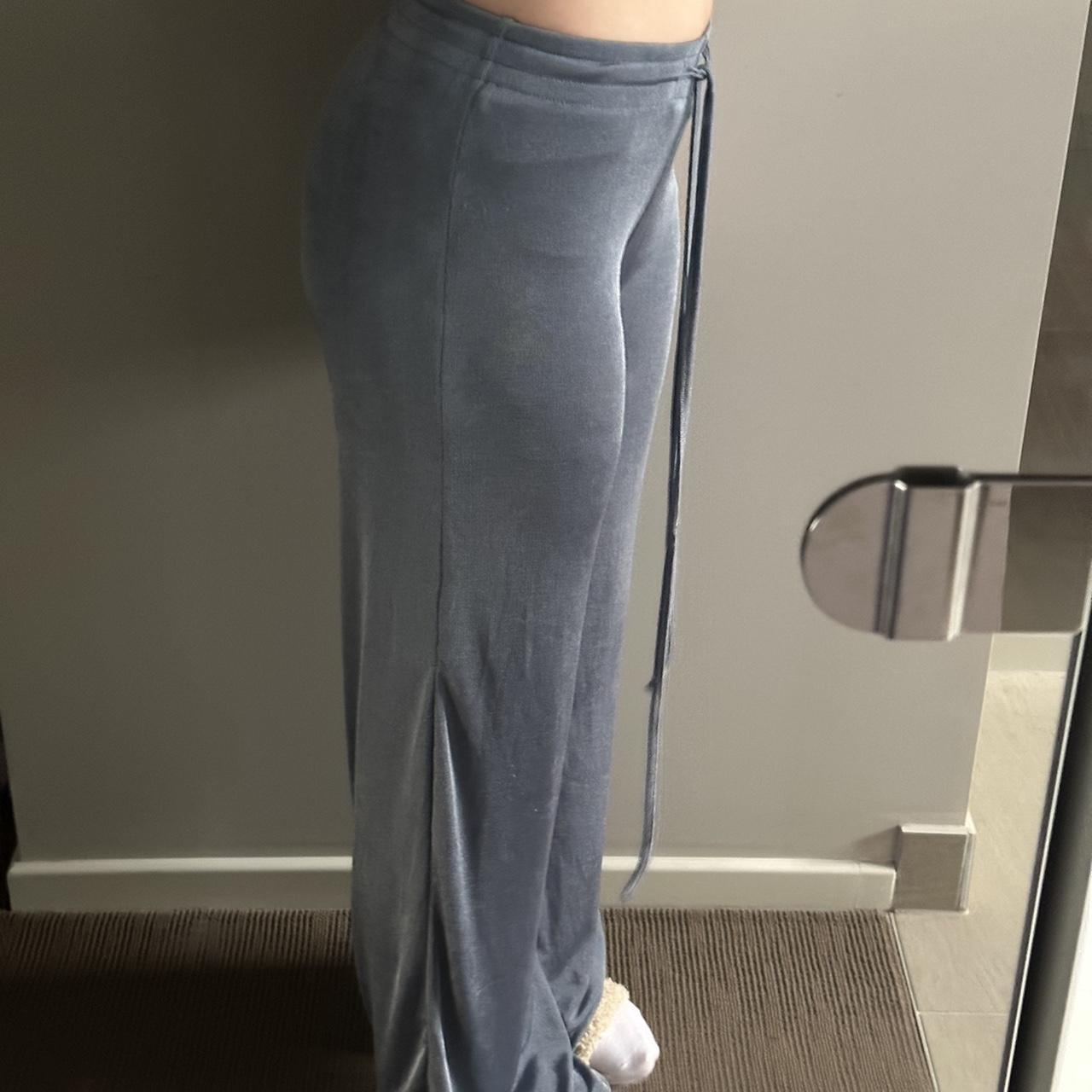 VENDERBYS Blue Straight Leg Pants SIZE: S/M Worn... - Depop