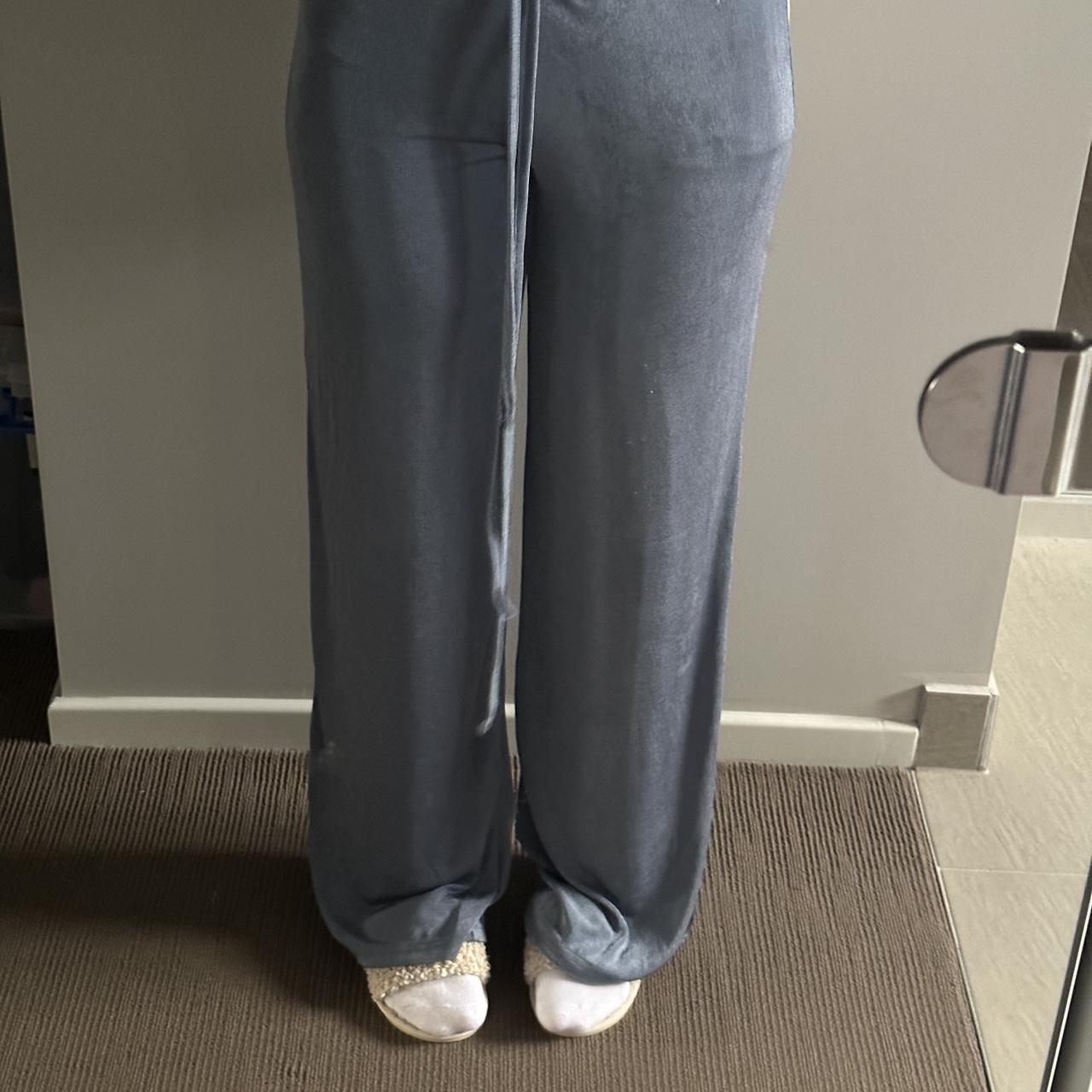 VENDERBYS Blue Straight Leg Pants SIZE: S/M Worn... - Depop