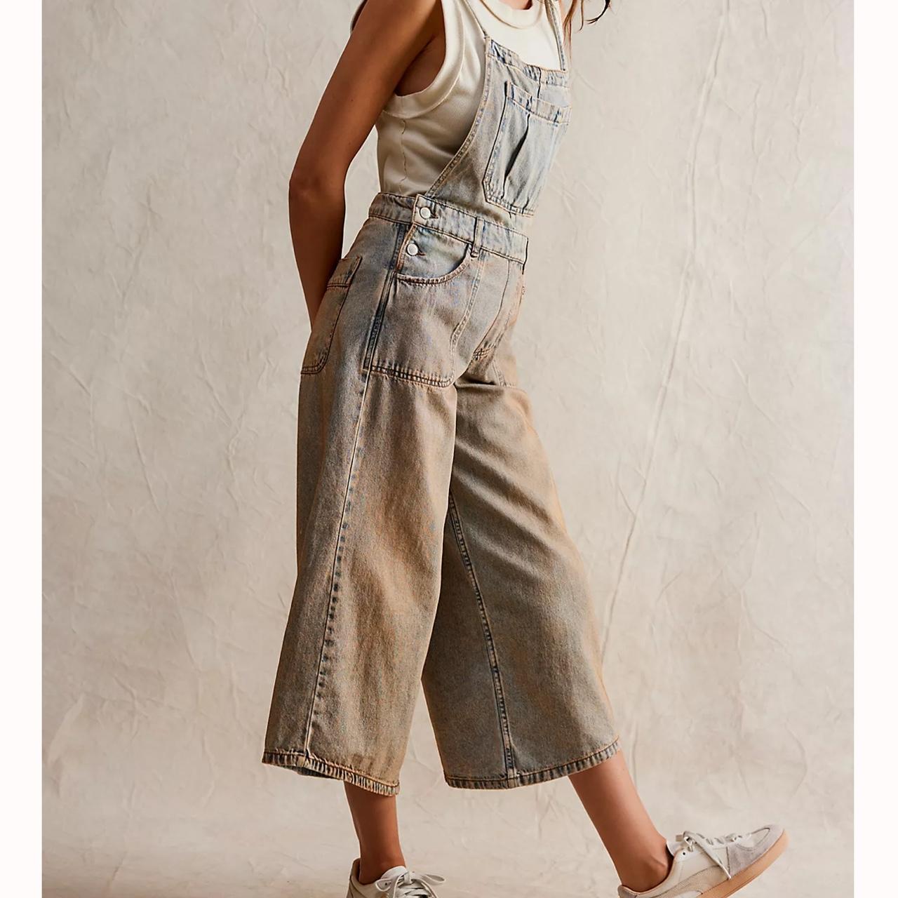 We the free canyonland size small overalls with tie... - Depop