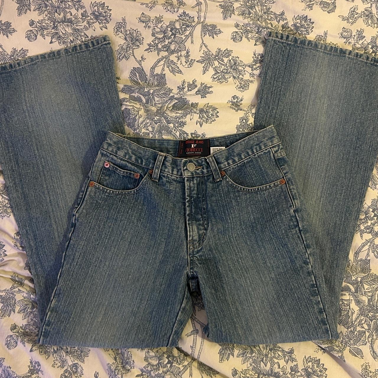 Fiorucci flare safety jeans. Mid to low rise, inseam... | Depop