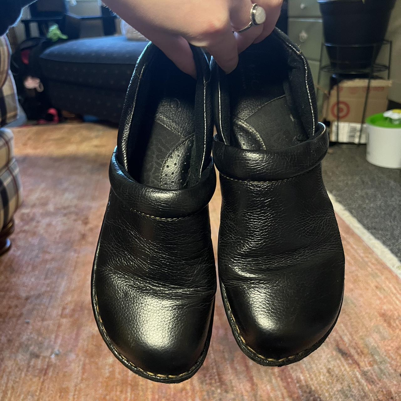 Women's Black Clogs | Depop