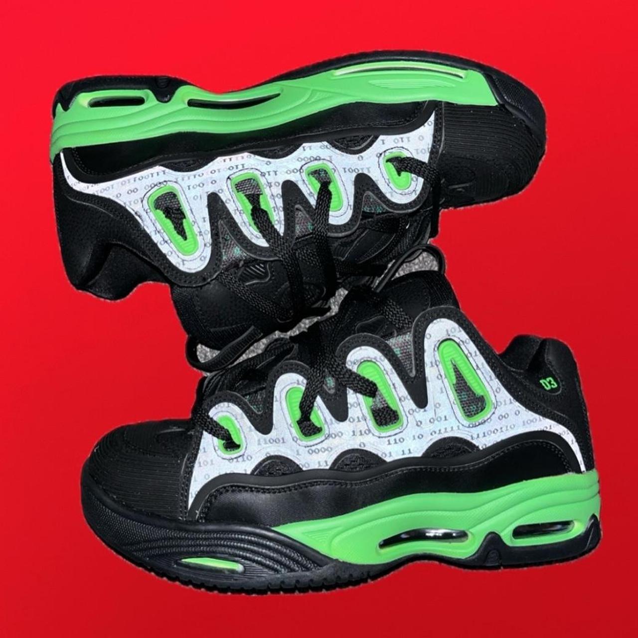 chunky early 2000s osiris d3 skate shoes men’s size... - Depop