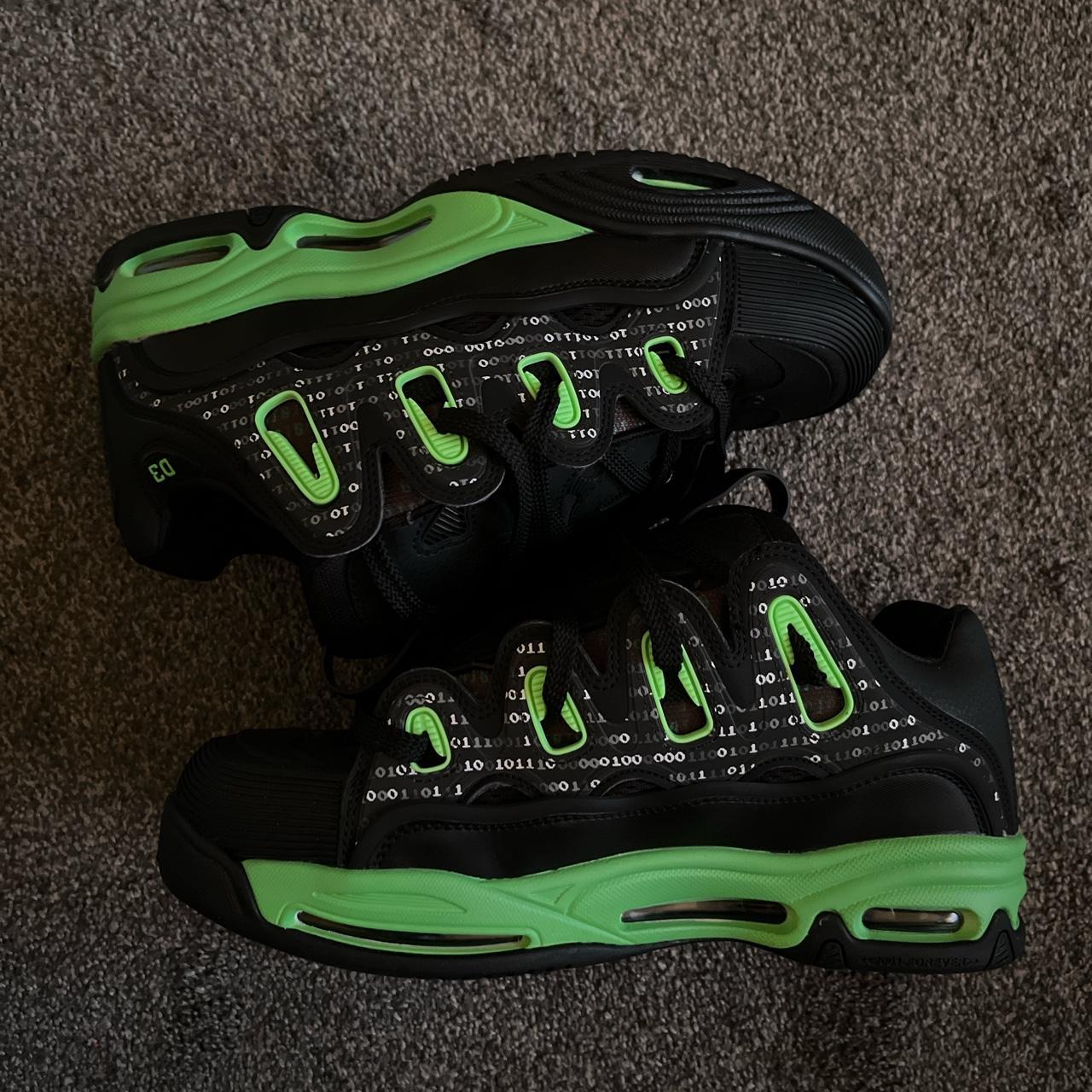 chunky early 2000s osiris d3 skate shoes men’s size... - Depop