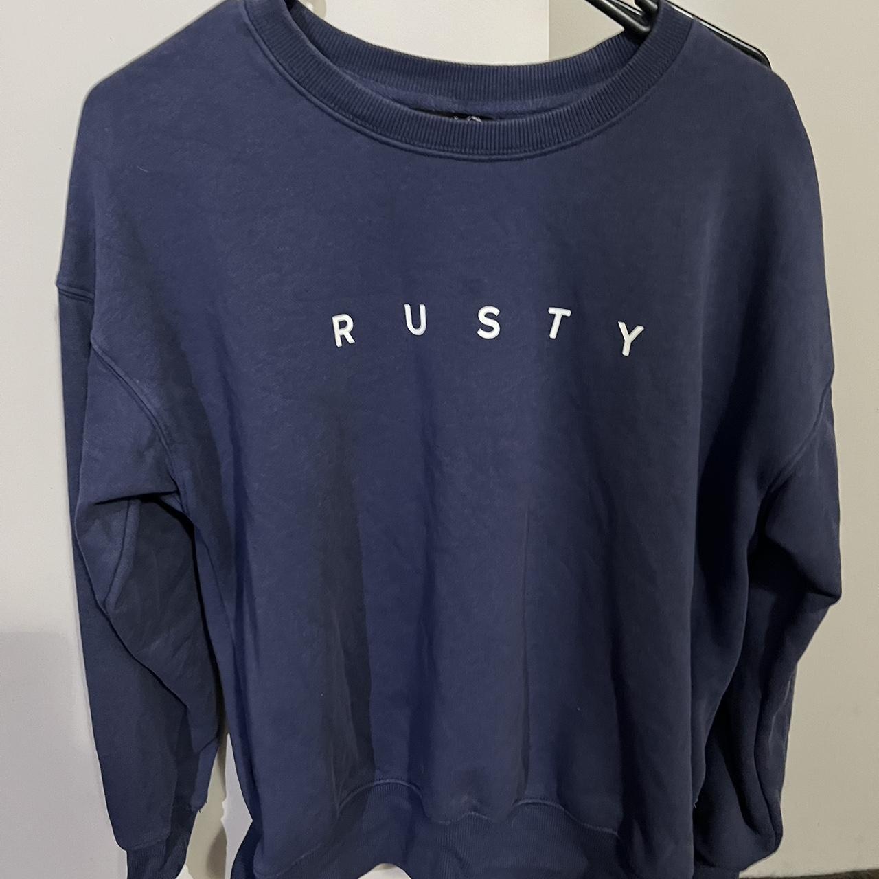 🦋 RUSTY CREWNECK JUMPER 🦋 Size 10/M - Depop