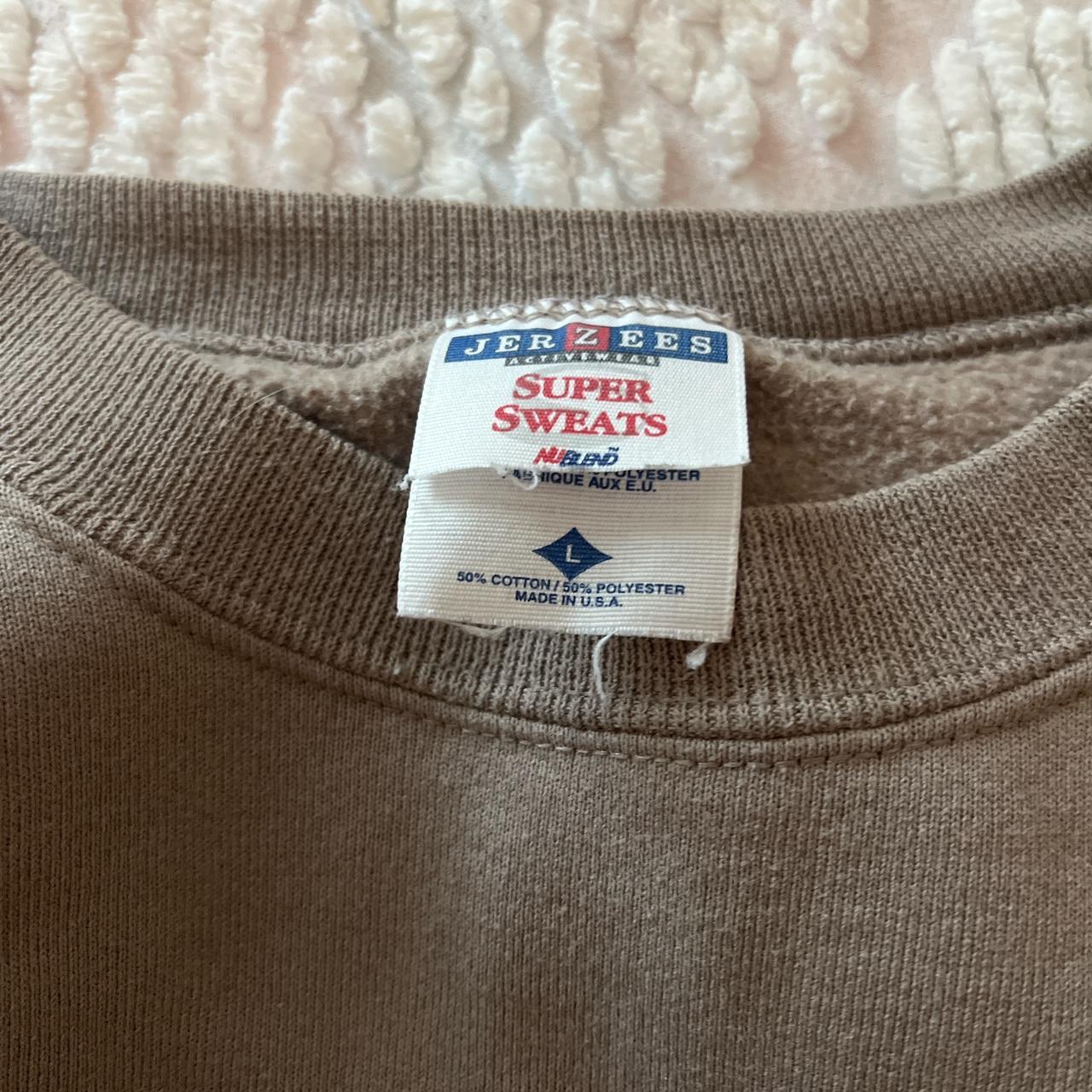 Vintage sweatshirt JerZees Super Sweats. Size large. - Depop
