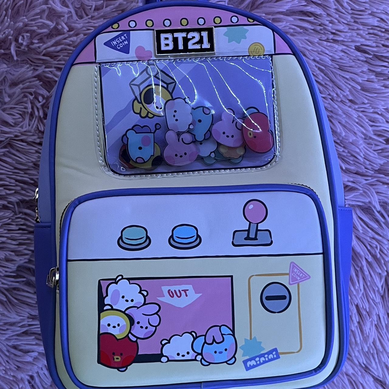 BT21 claw machine mini backpack. Brand new, never... - Depop
