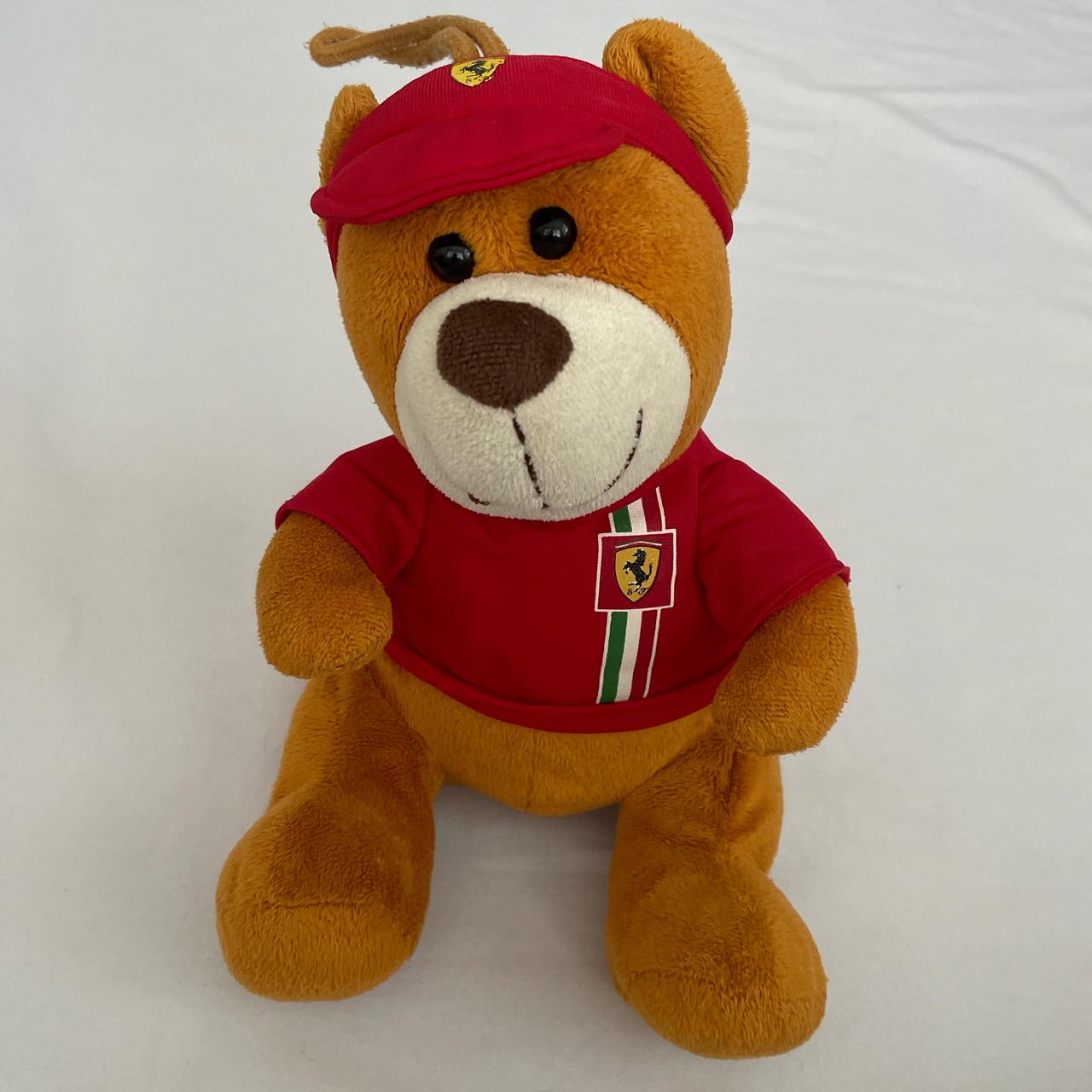 Vintage F1 Ferrari Bear Stuffed Animal... | Depop