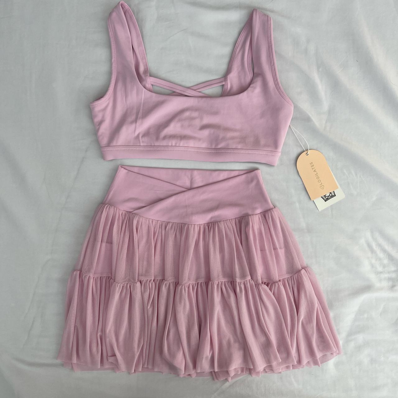 23A - Blogilates Women’s Ballerina Skort in Light... | Depop