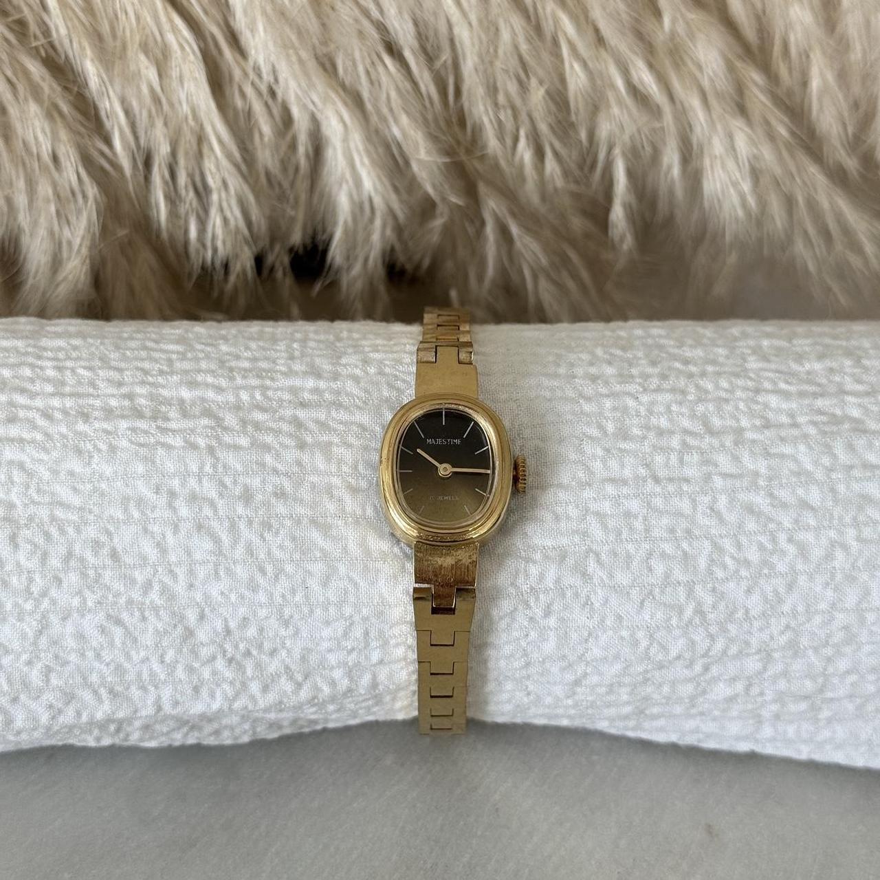 dainty gold watch • Beautiful ombré dial that... - Depop
