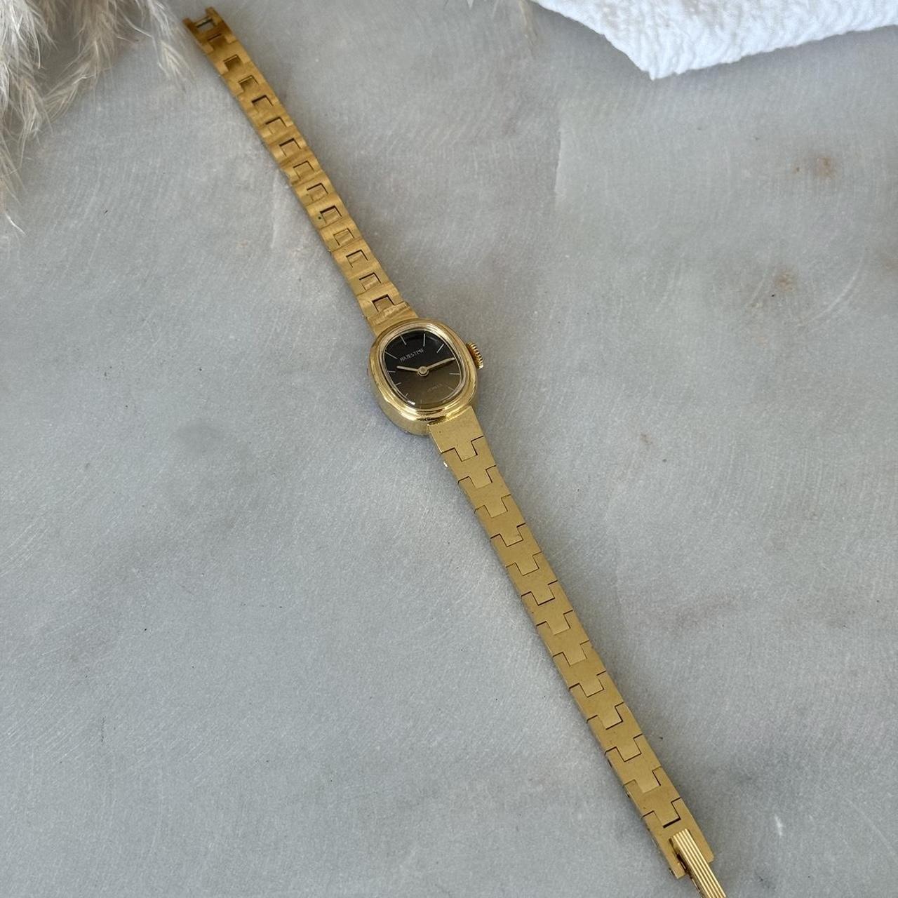 dainty gold watch • Beautiful ombré dial that... - Depop