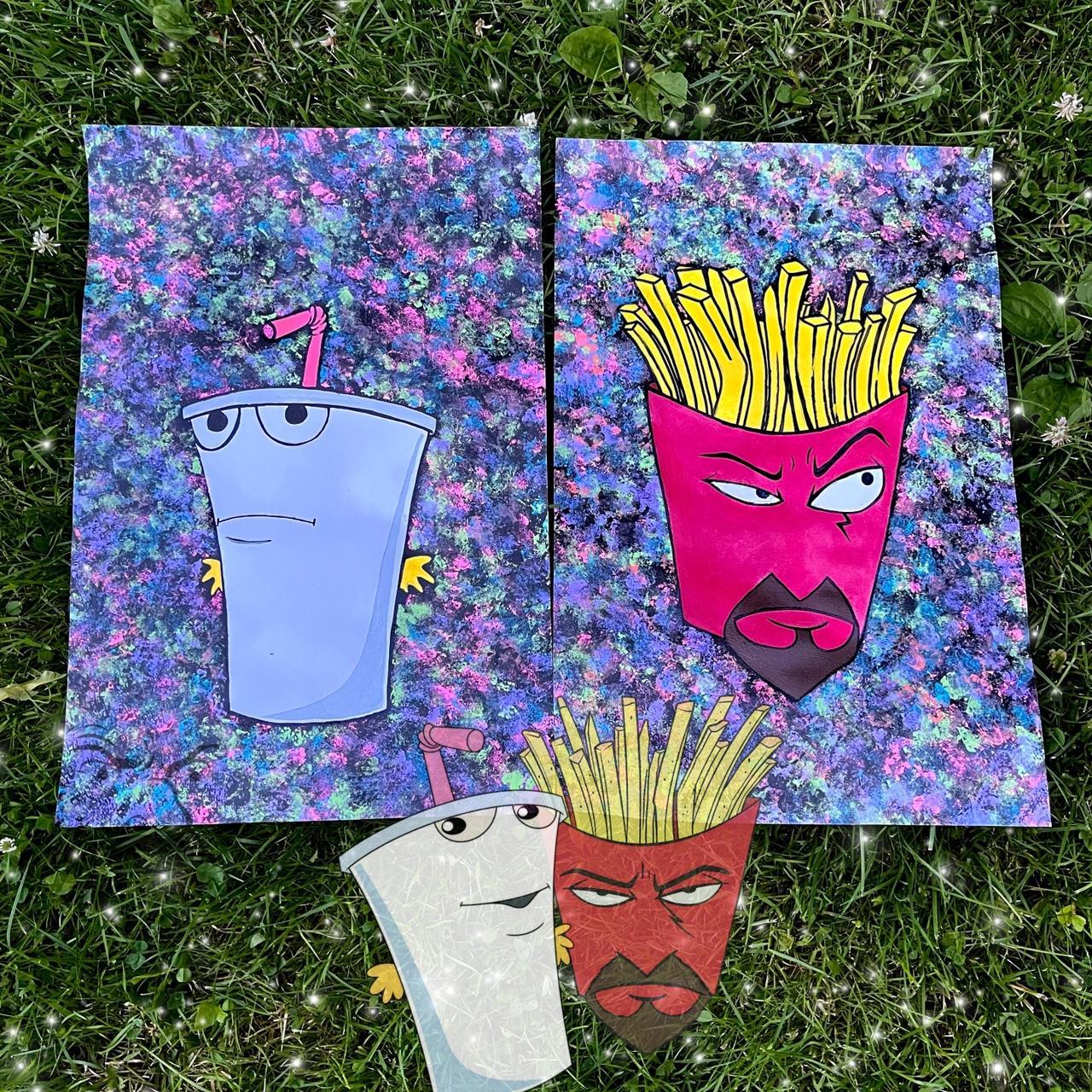 Aqua Teen Hunger Force Master Shake x Frylock... - Depop