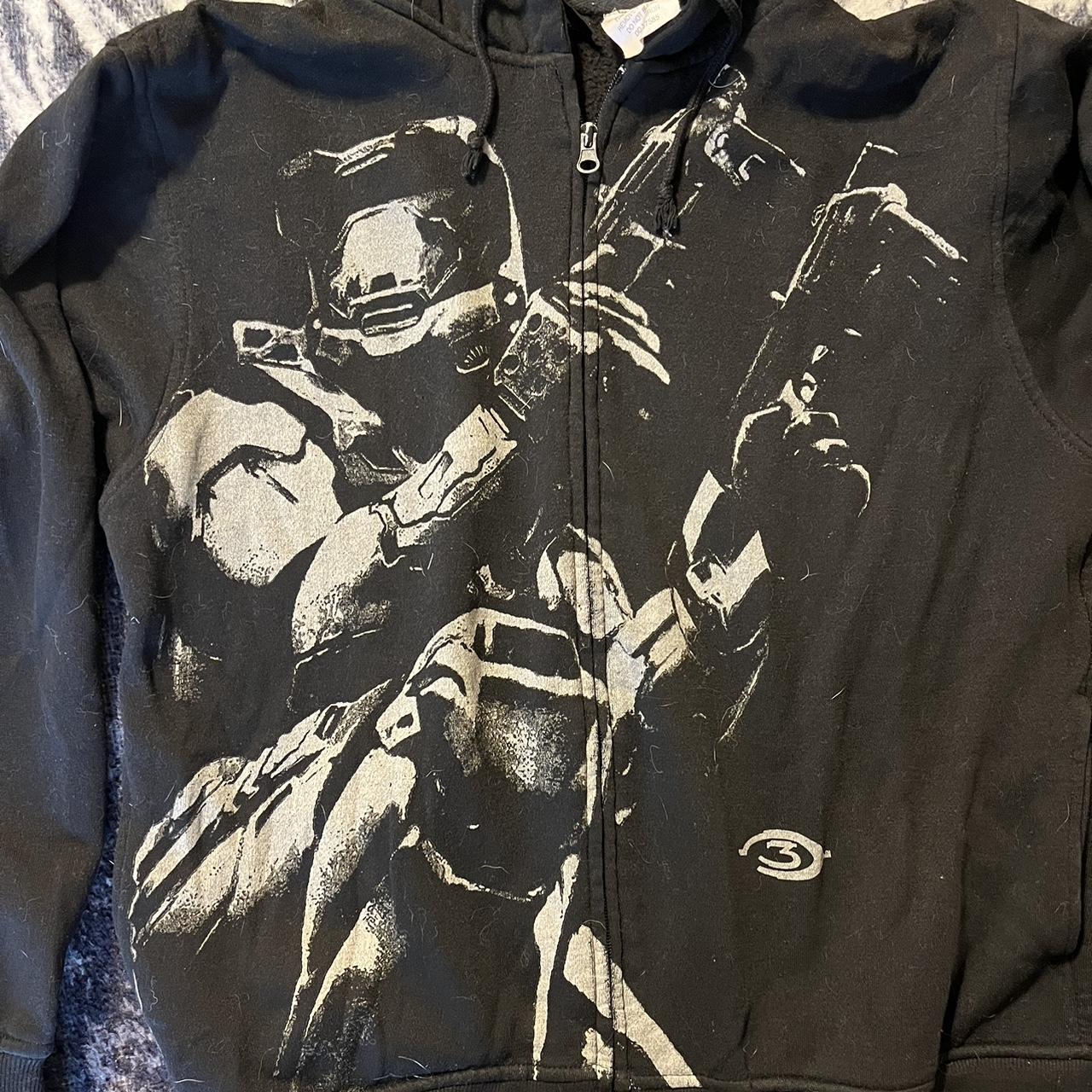 Insane rare Halo 3 XBOX 360 zip up jacket.... - Depop