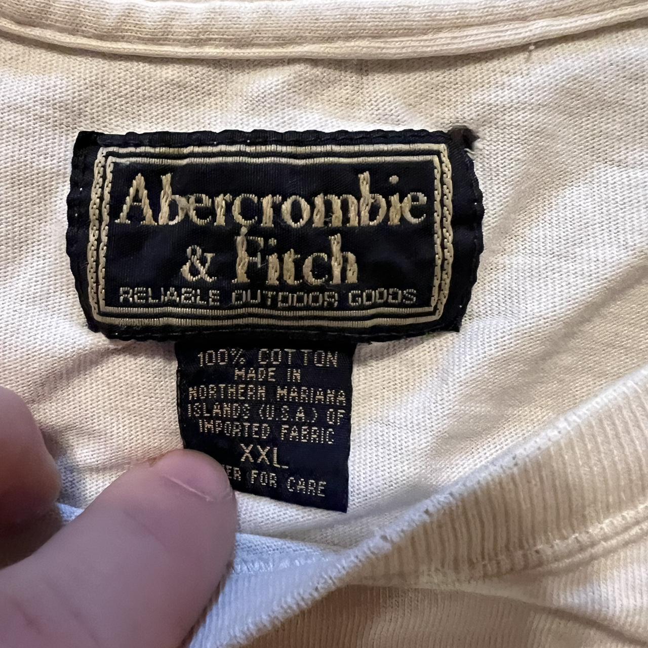 Y2K Abercrombie and Fitch t-shirt. Size XXL, fits as... | Depop