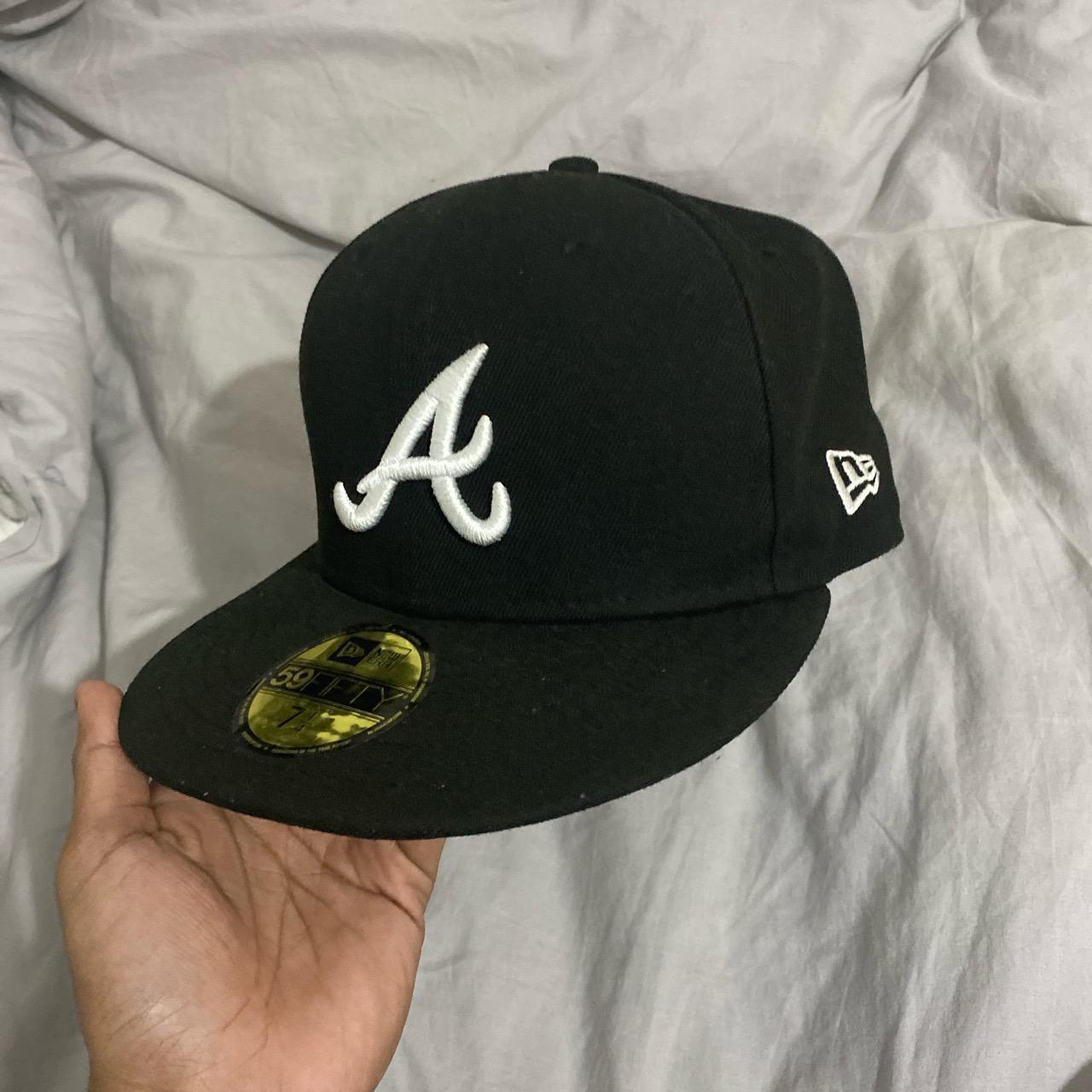 New fitted cap, Team: Atlanta Braves Size : 7 1/4... - Depop