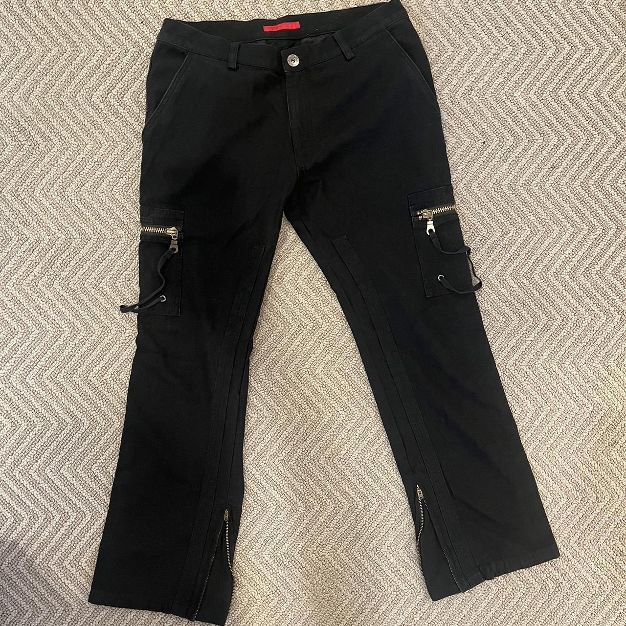 handmade rust cargo pants cargo pants - Depop