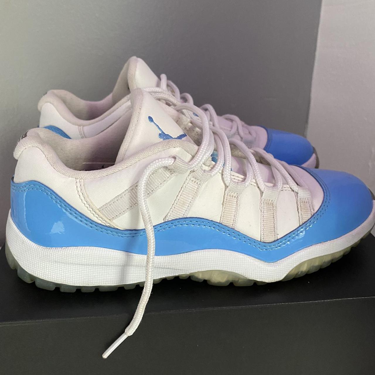 free shipping!! jordan low unc 11s size 3y / size... | Depop