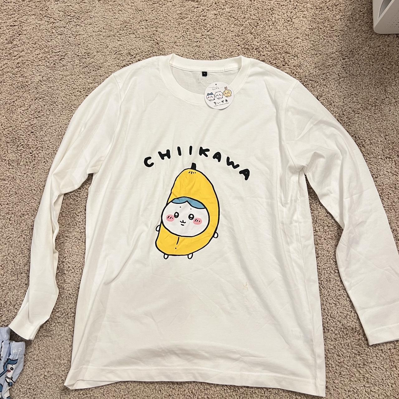 Banana hachiware long sleeve shirt Size Asian L... - Depop