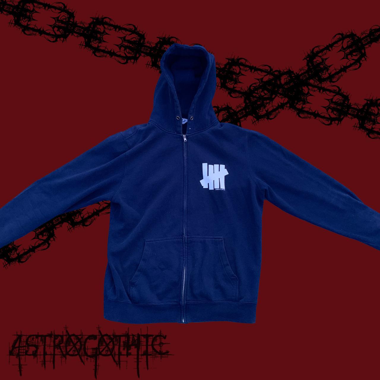 Super sick Undefeated zip-up hoodie Size: M Free... - Depop