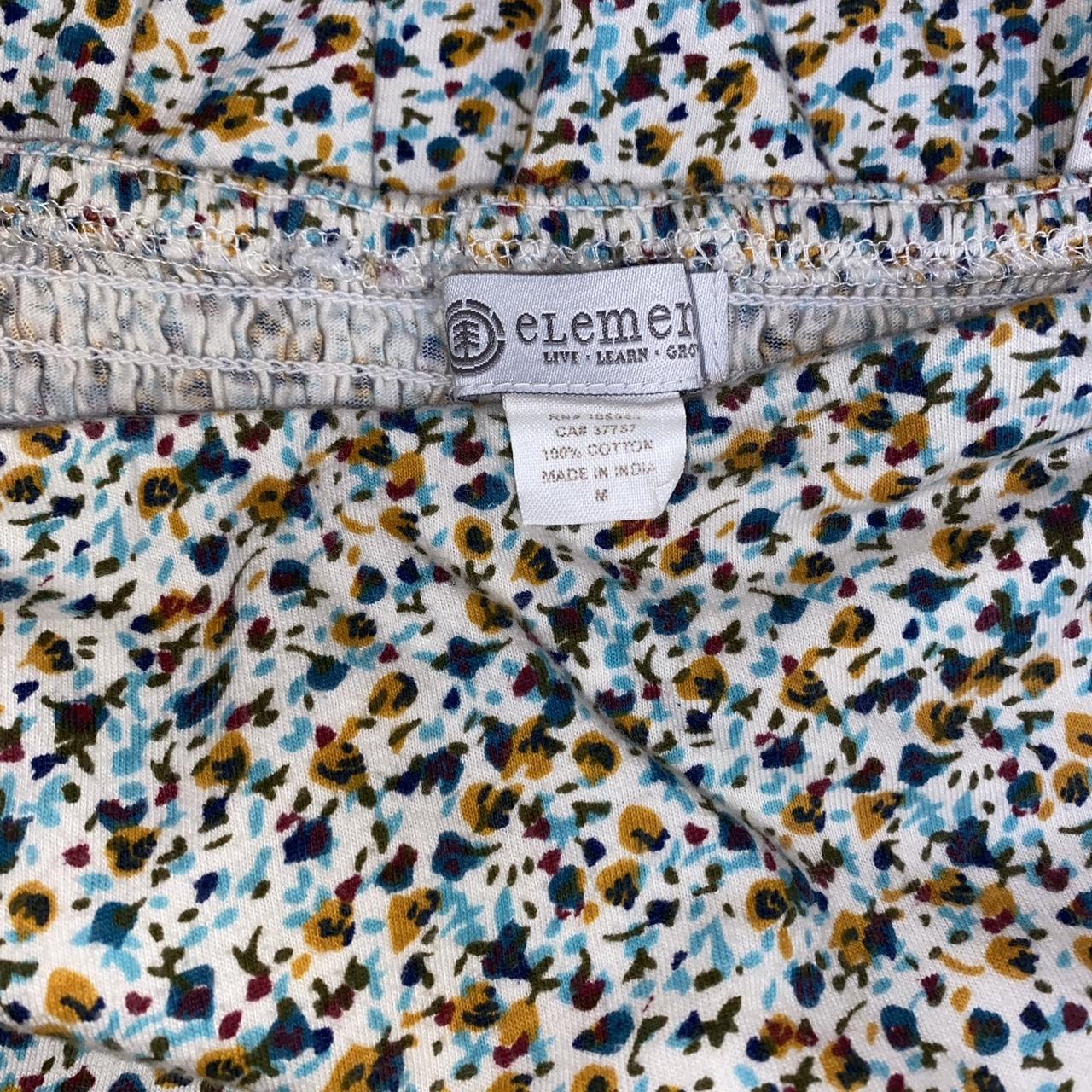 Element Floral Strapless Tube Sundress Size Medium... | Depop