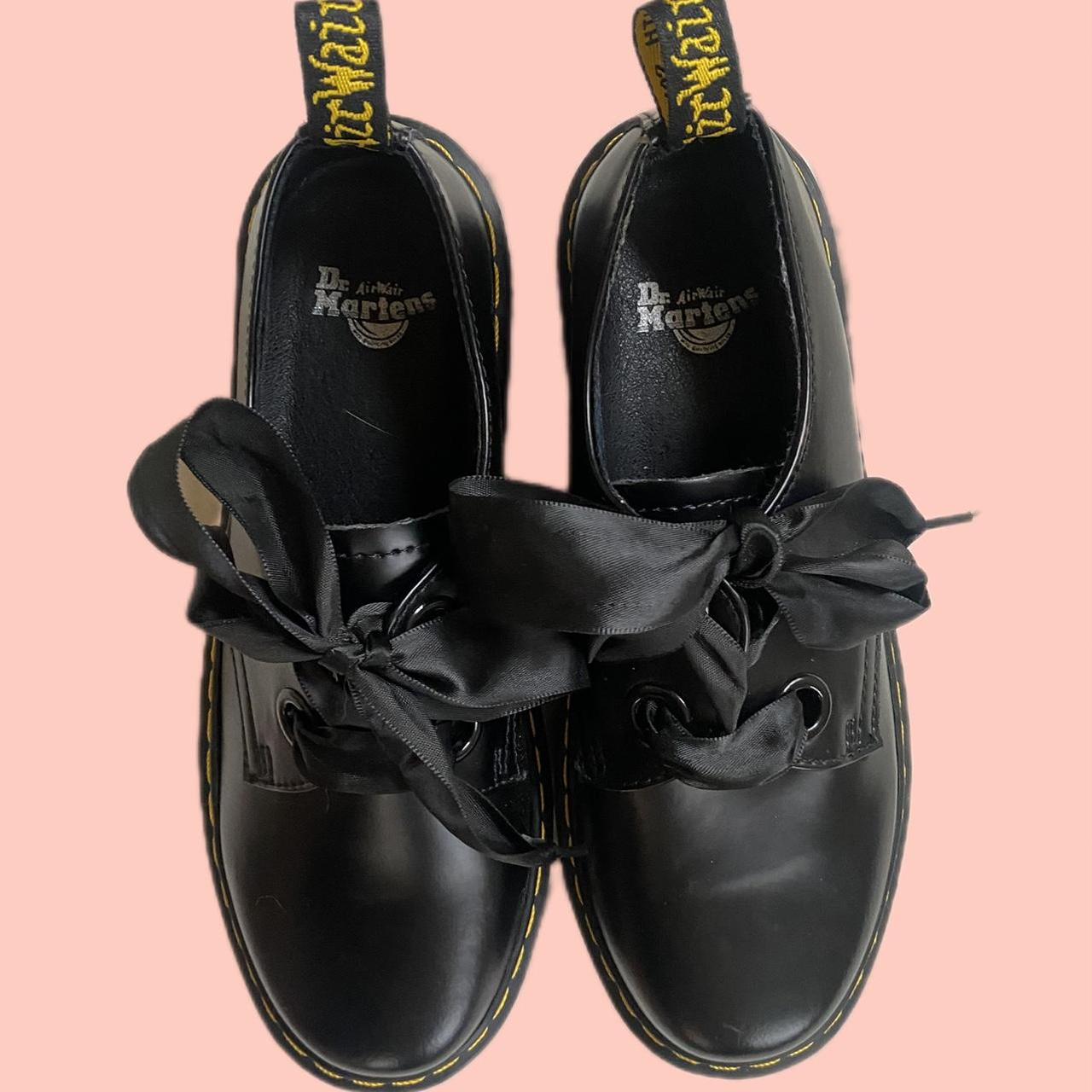 Doc Marten Ribbon Platform Oxfords size 8-8.5 US... - Depop
