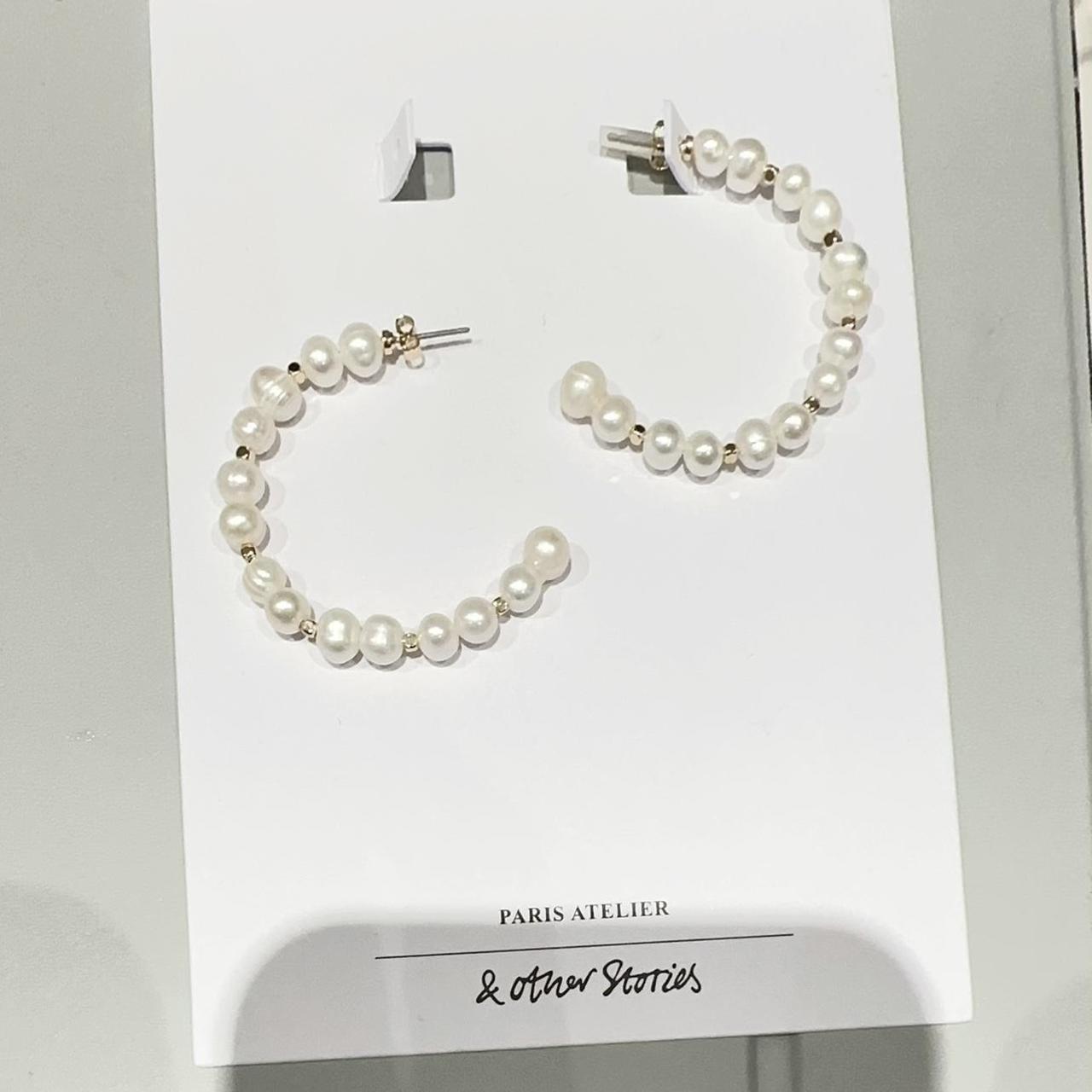 Other stories pearl earrings store