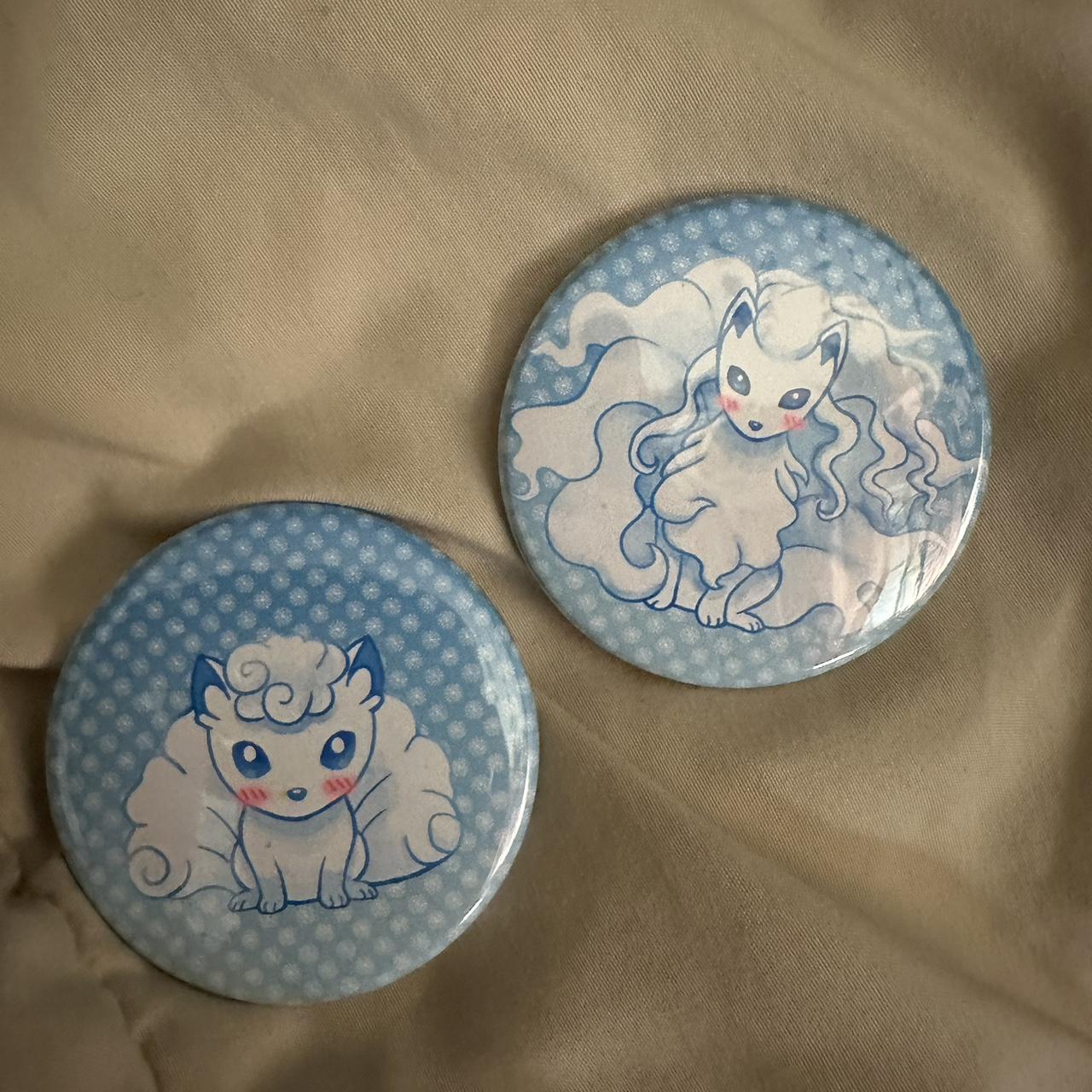 2 Pokemon Buttons/Pins • DEPOP/APPLE PAYMENTS ONLY... - Depop