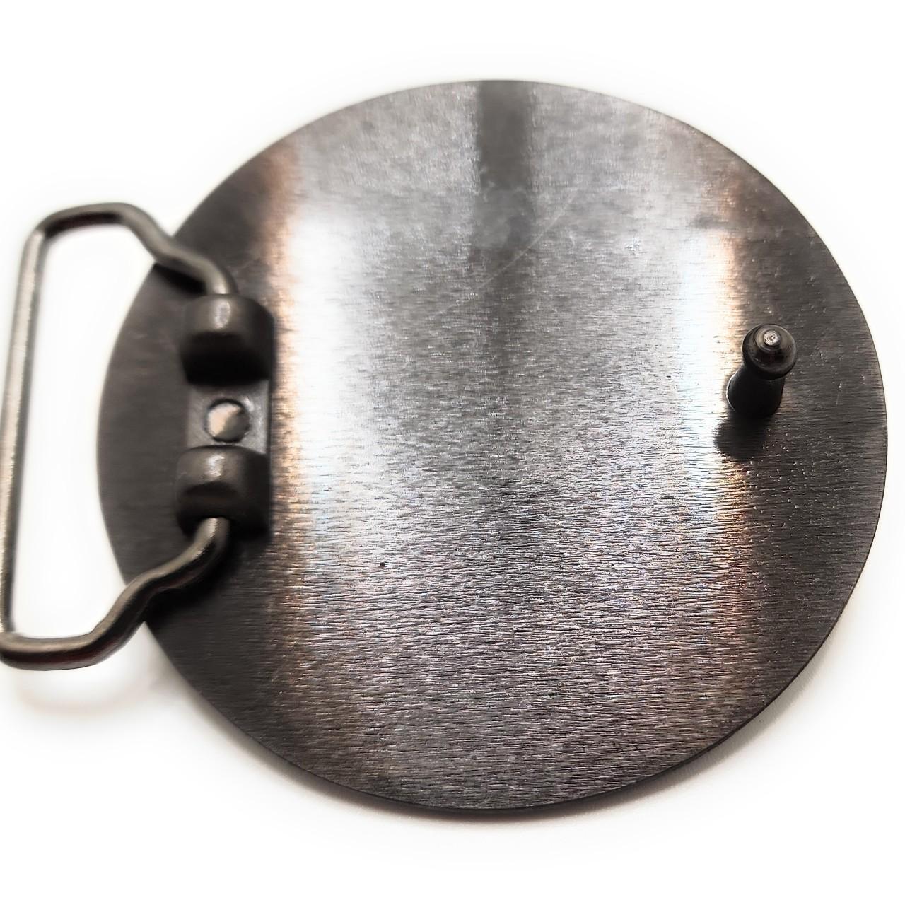 ☠ Pentogram 666 Belt Buckle / Punk Rocker Belt... - Depop