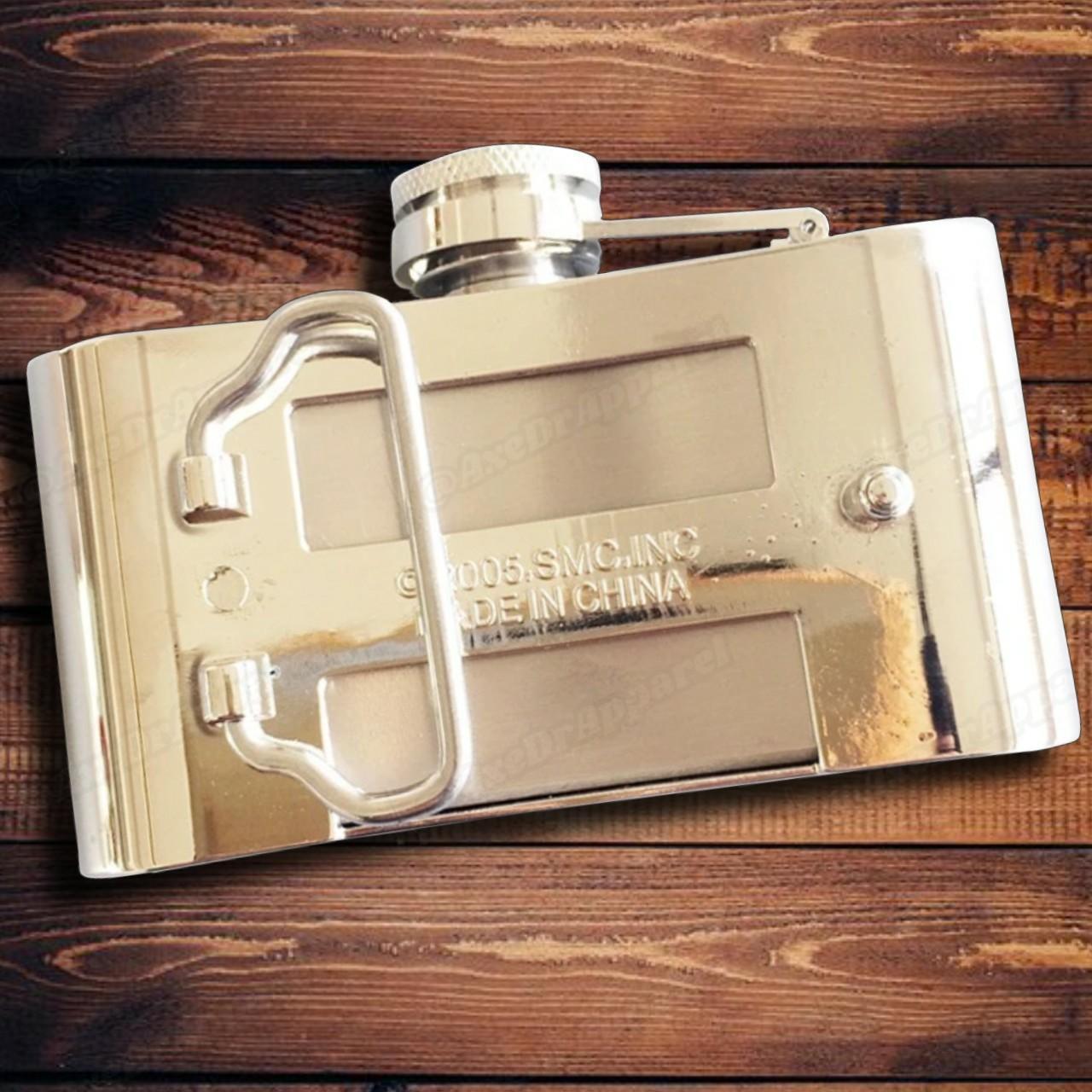 ⭐Sweet Star Flask Belt Buckle 3oz Stainless Steel /... - Depop